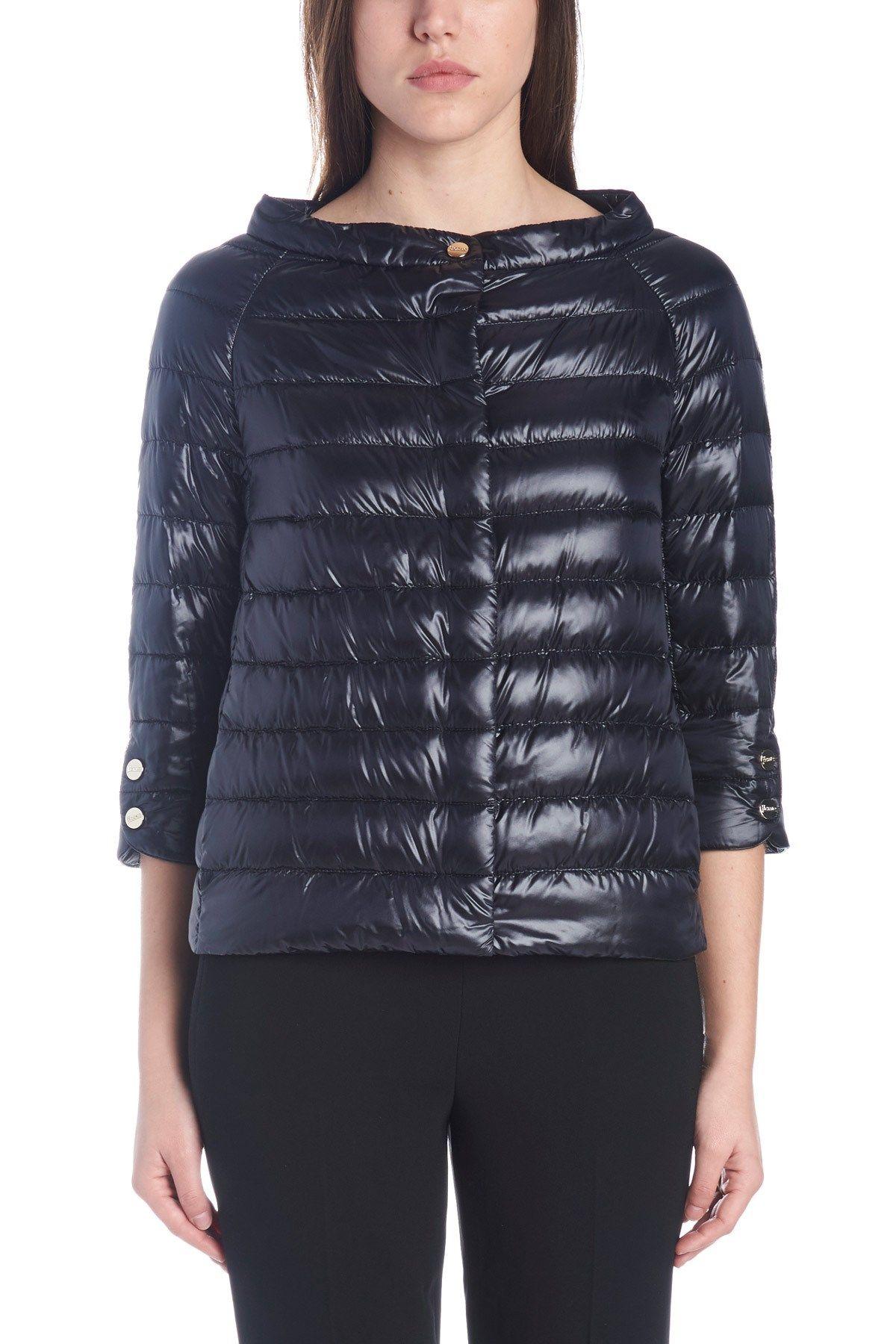Herno Black Polyamide Down Jacket in Black - Lyst