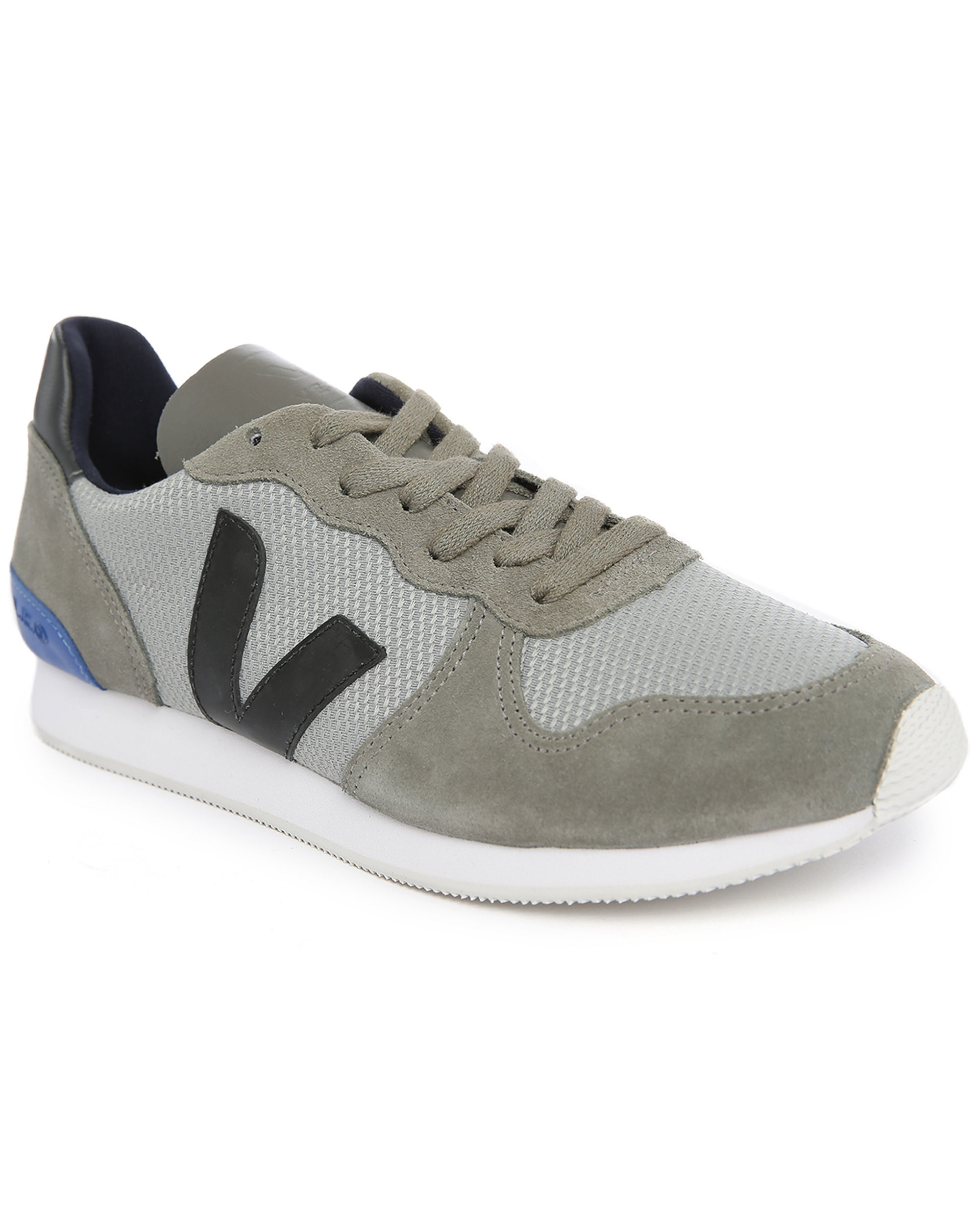 Veja Holiday Grey Mesh/suede Sneakers in Gray for Men | Lyst