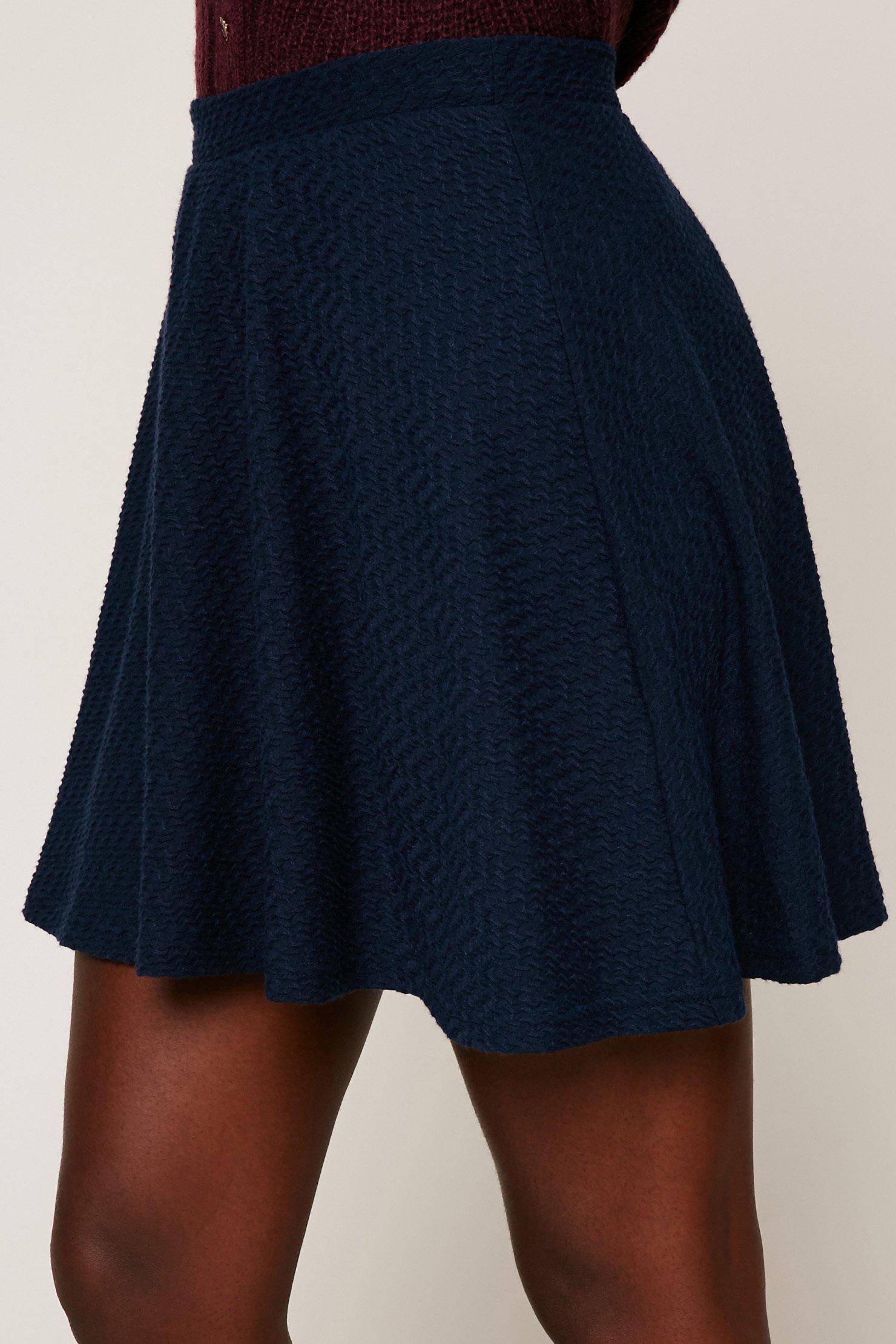 Lyst - Vero Moda Mini Skirt in Blue