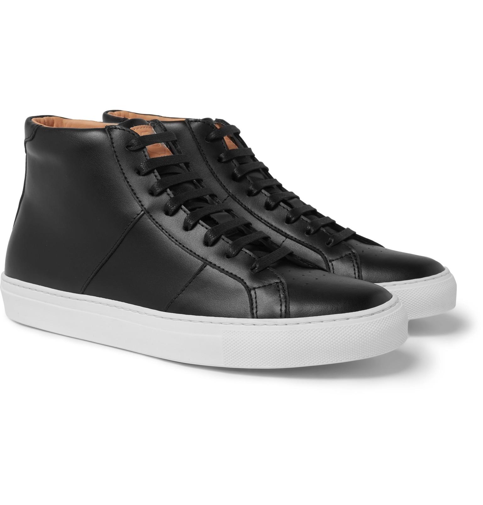 Greats The Royale Leather High-top Sneakers in Black for Men | Lyst