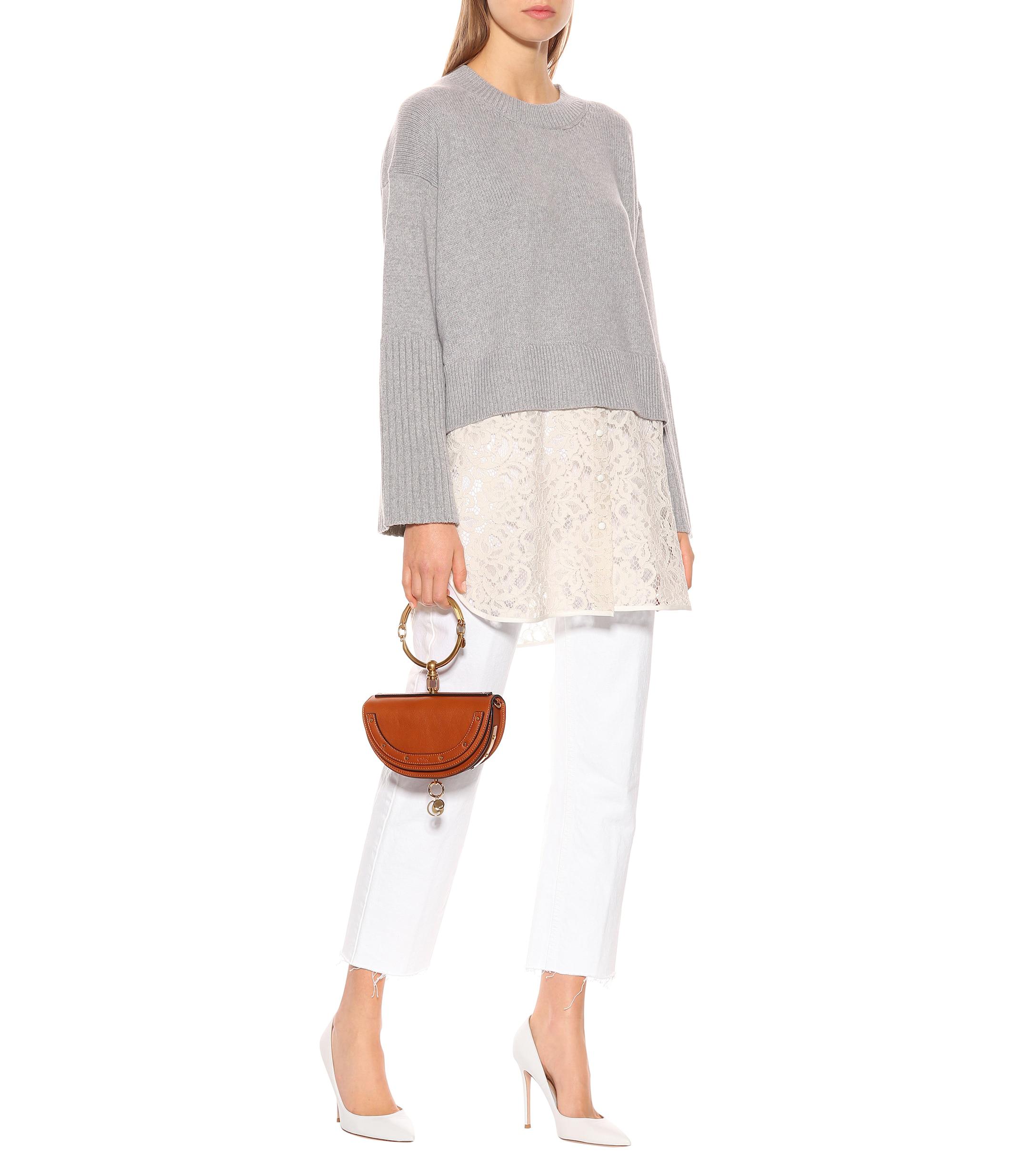 Lyst - Dorothee Schumacher Wool And Cashmere-blend Sweater in Gray