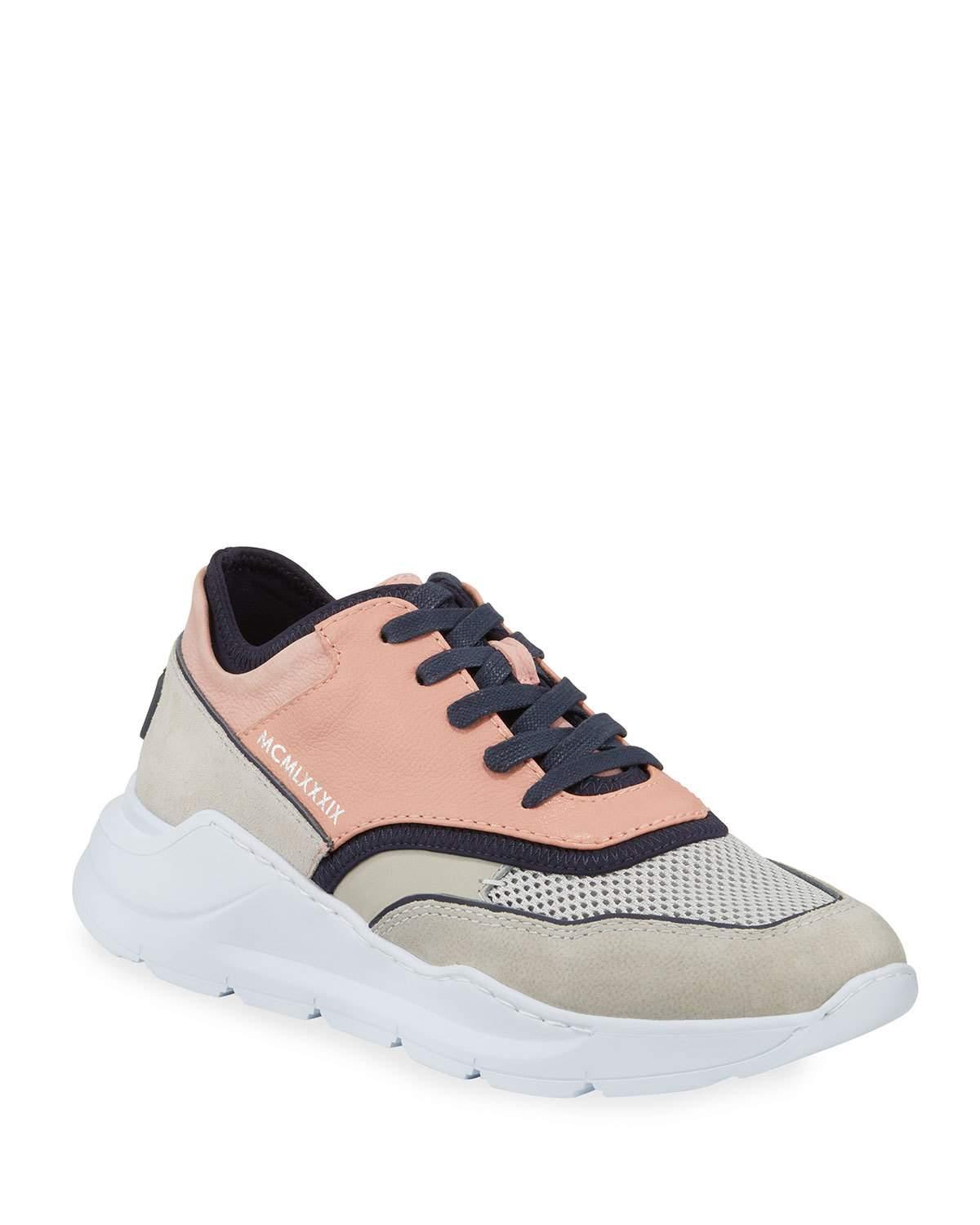 Lyst - Donald J Pliner Men's Blowtech Leather Trainer Sneakers in Pink ...