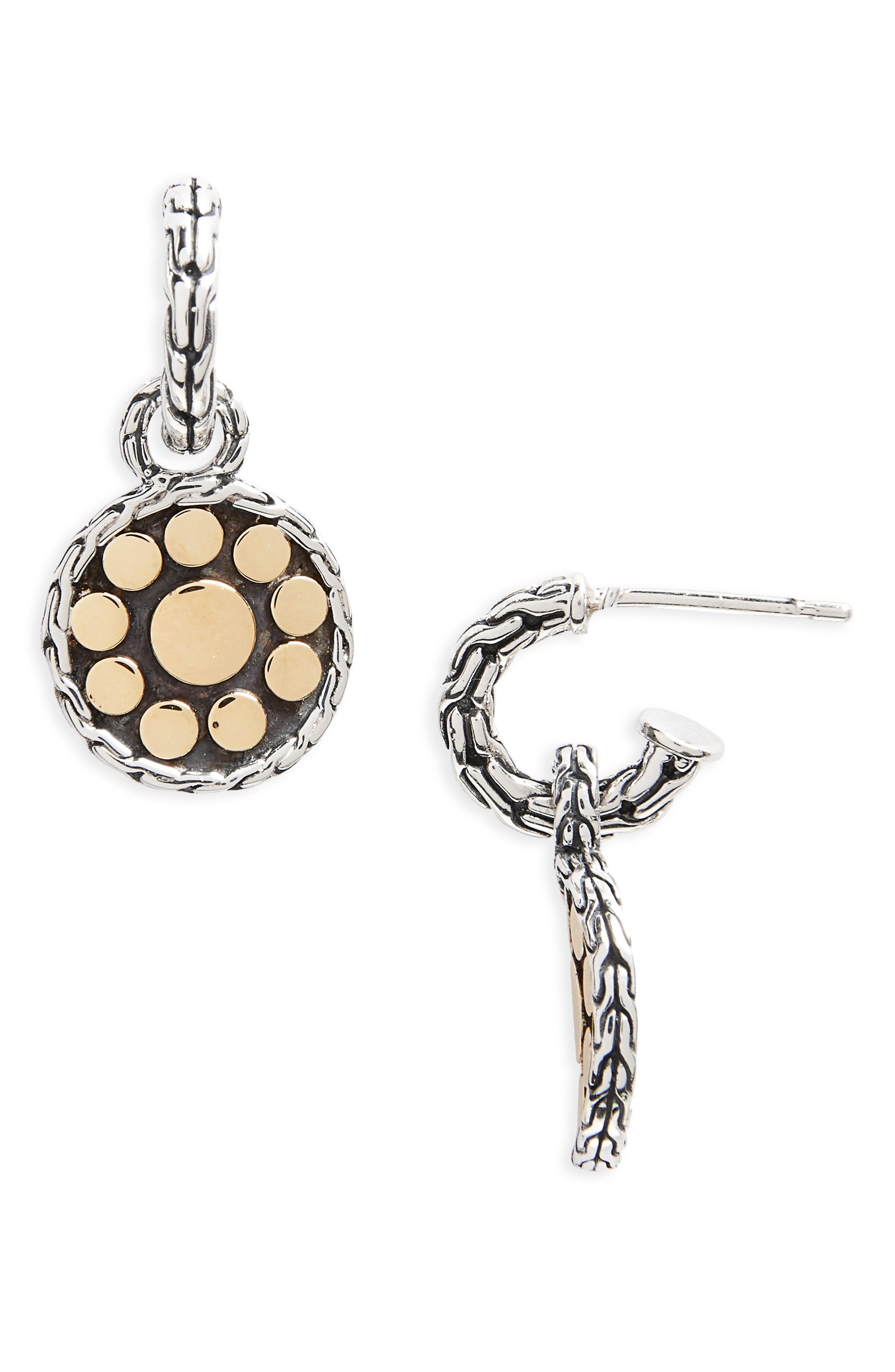 Lyst - John Hardy 'dot' Drop Earrings in Metallic Lyst - John Hardy 'dot' Drop Earrings in Metallic