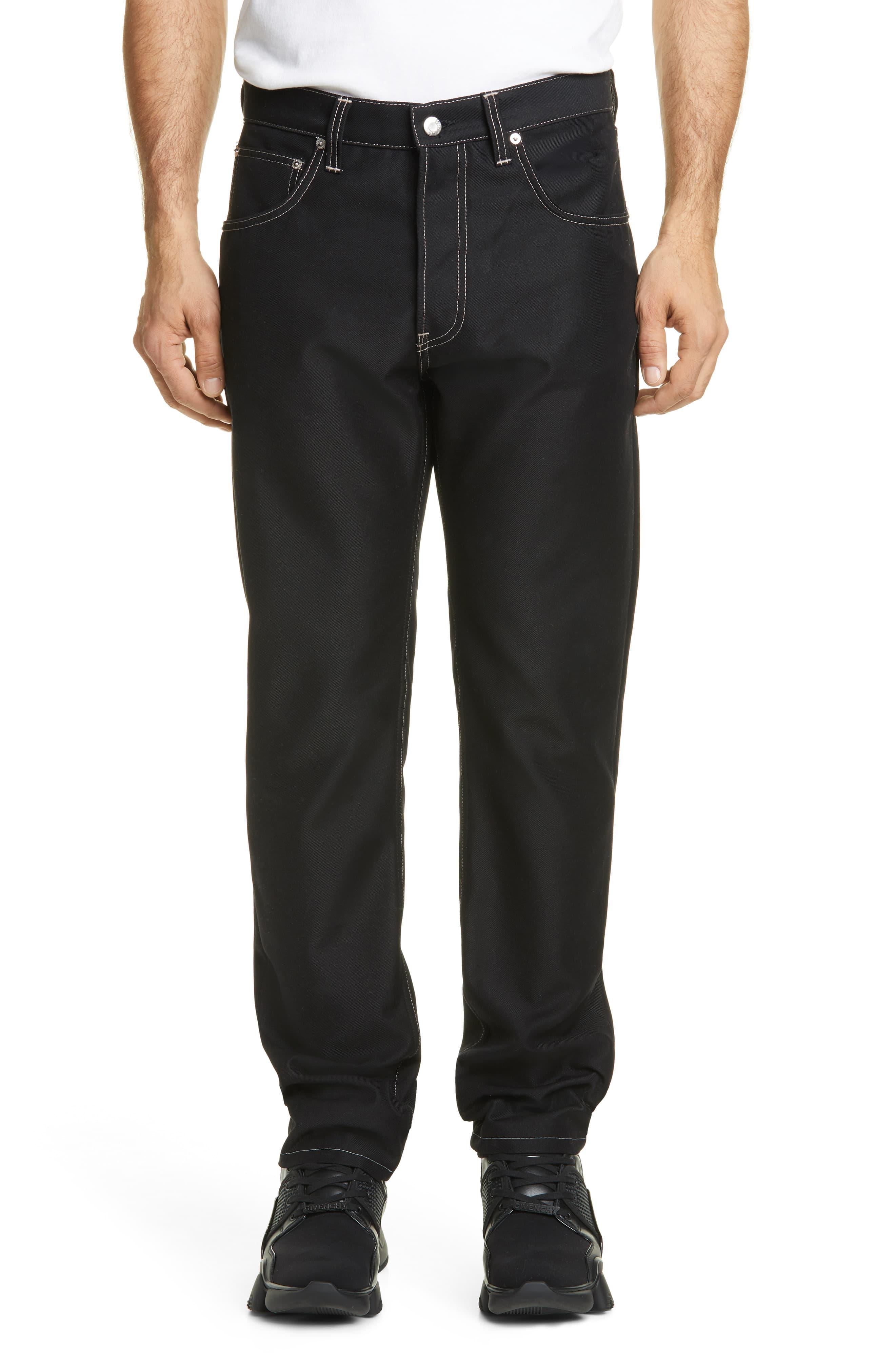 Helmut Lang Masc Hi Black Straight Leg Jeans in Black for Men - Lyst