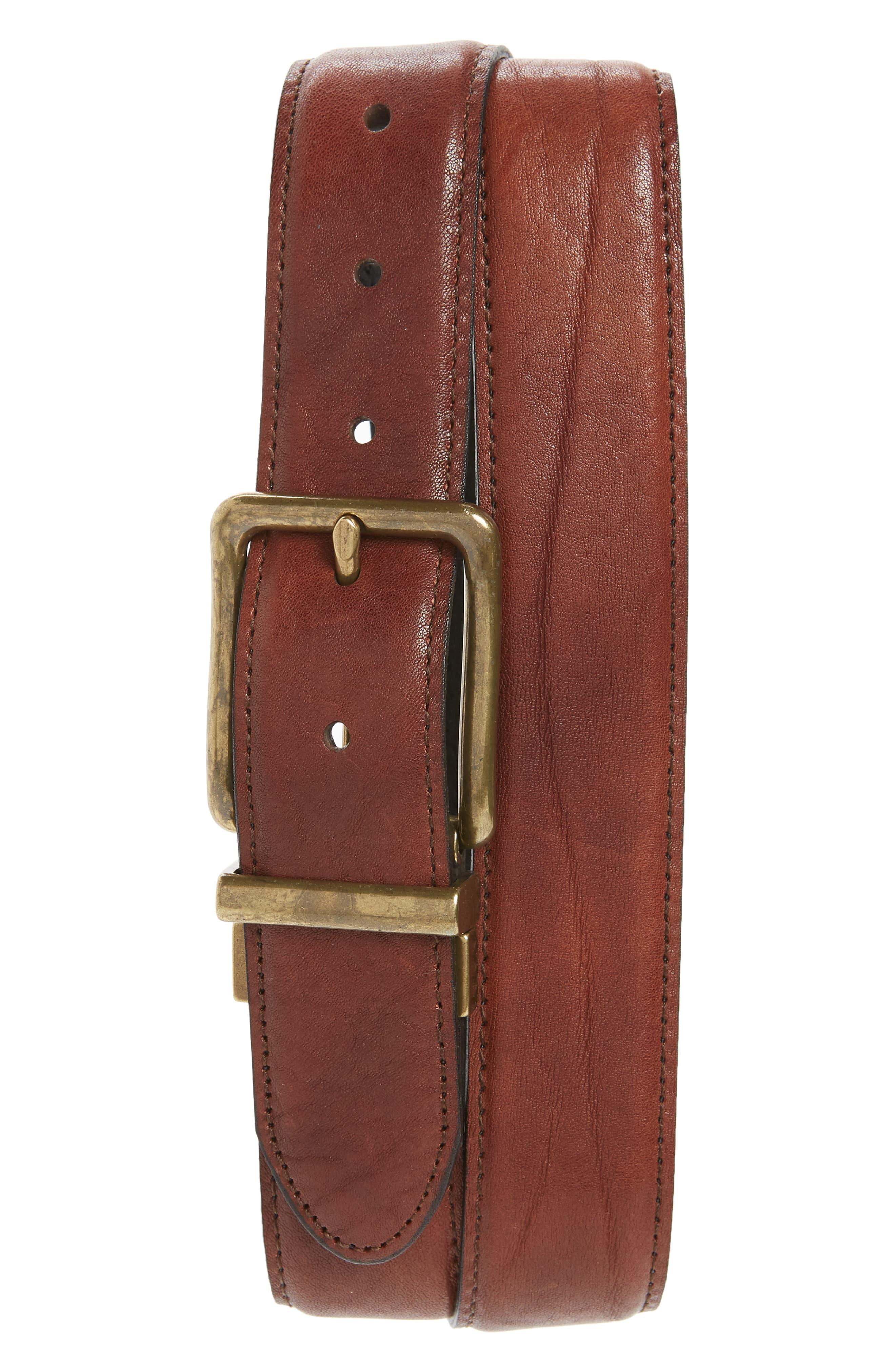 Bosca Reversible Washed Leather Belt for Men - Lyst