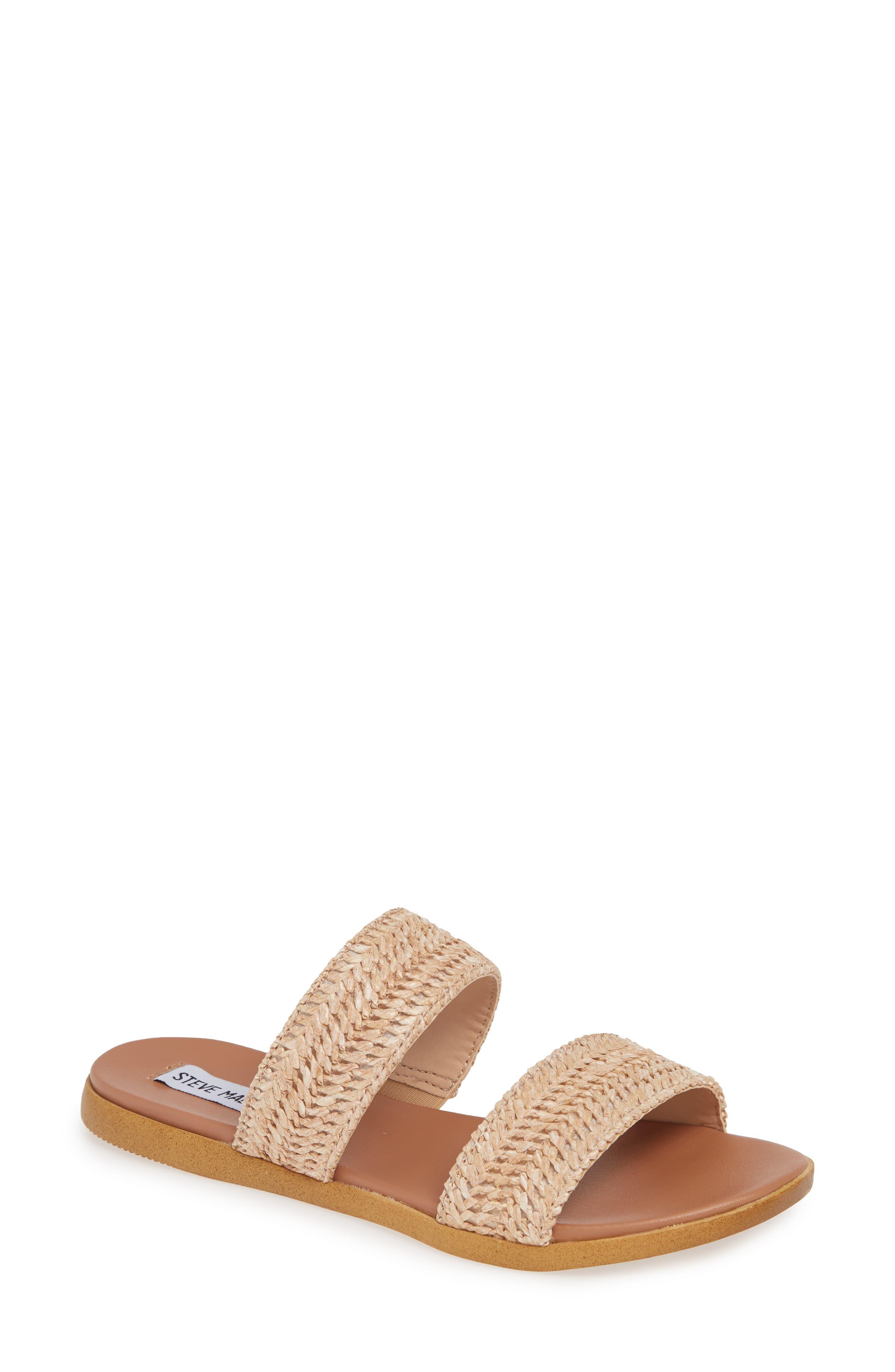 Steve Madden Dual Woven Slide Sandal - Lyst Steve Madden Dual Woven Slide Sandal - Lyst