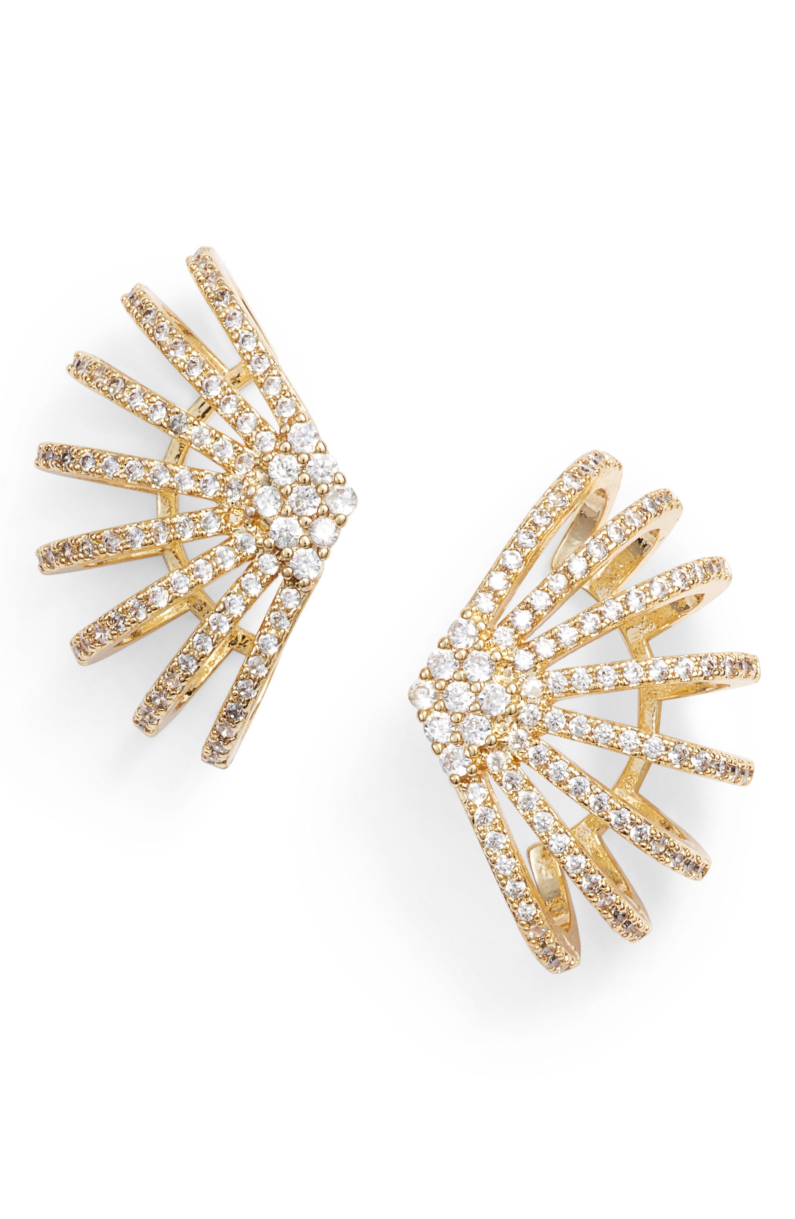 Lyst - Melinda Maria Cubic Zirconia Earrings in Metallic