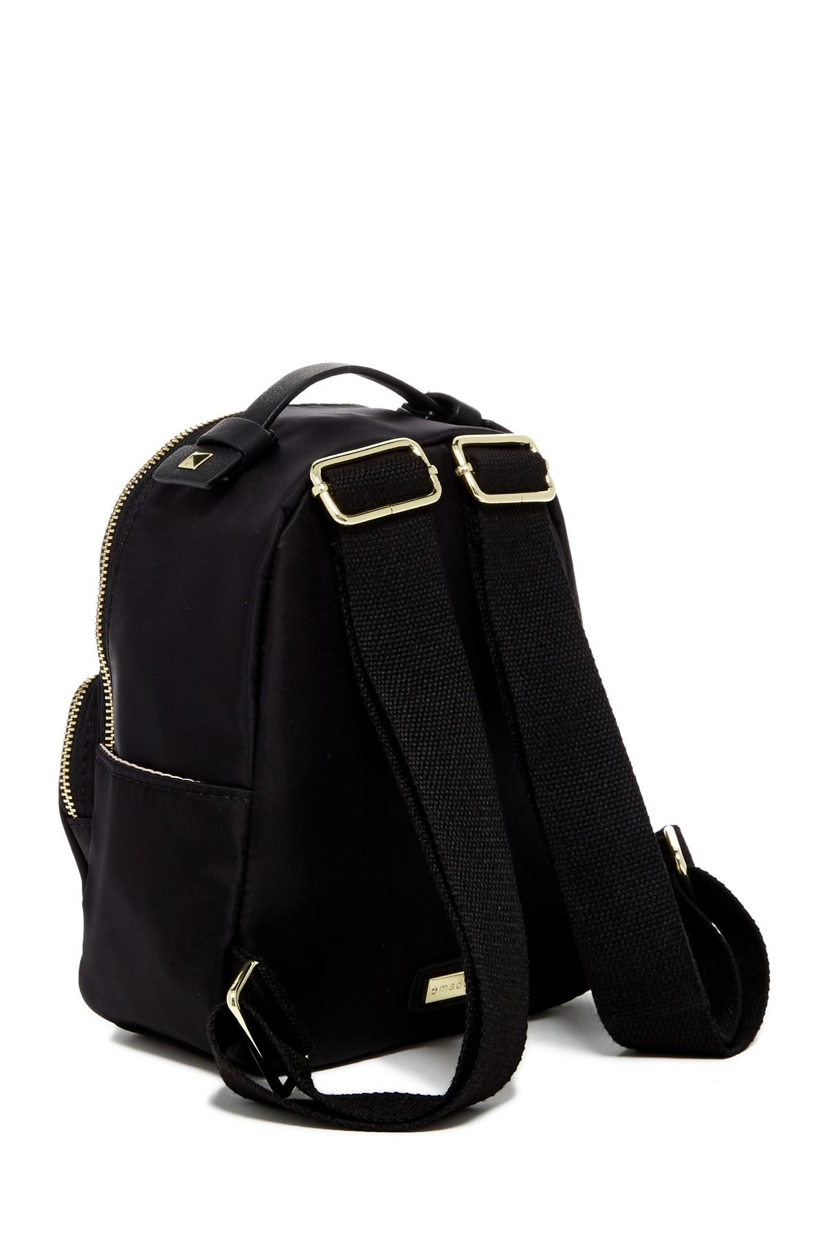 madden girl black backpack purse