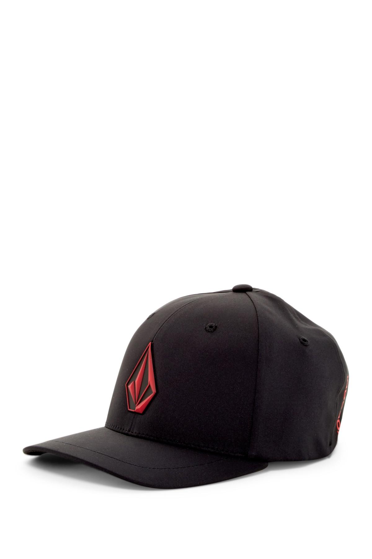 Lyst - Volcom Stone Tech Delta Fitted Cap in Red for Men