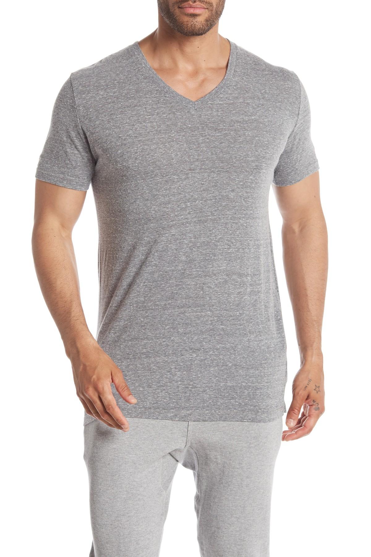 Richer Poorer Short Sleeve V-neck T-shirt in Gray for Men - Lyst