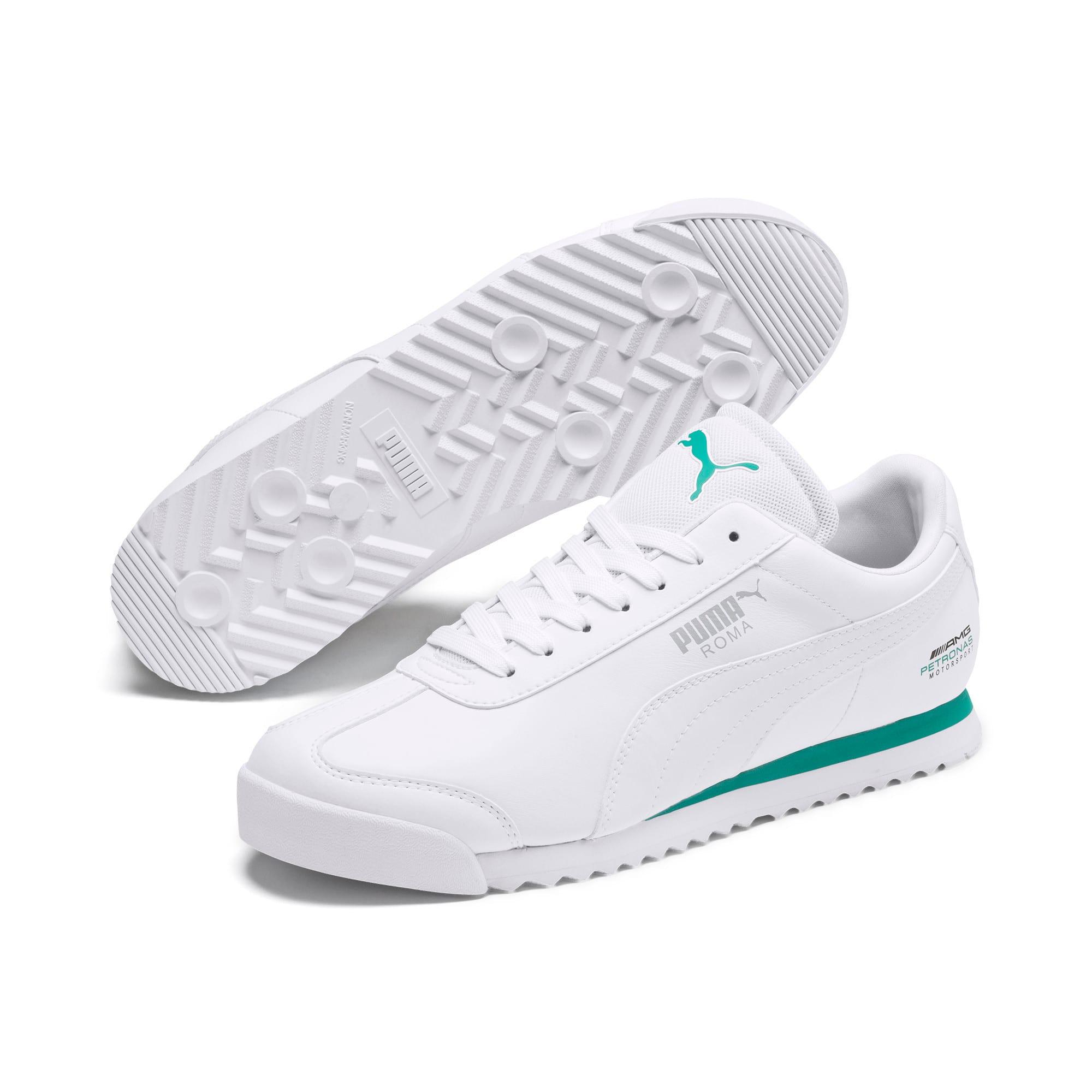 PUMA Leather Mercedes Amg Petronas Roma Men's Sneakers in 02 (White ...