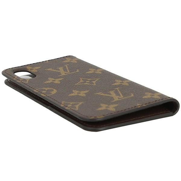 Louis Vuitton Folio Case Iphone X Monogram Brown | semashow.com