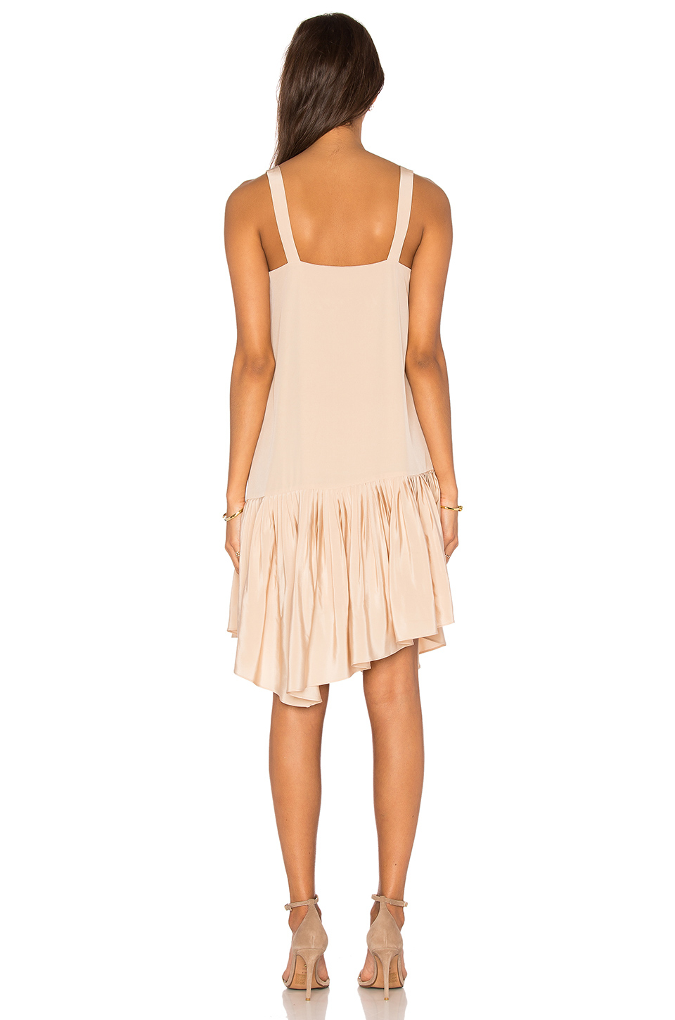 Tibi Bustier Bodice Mini Dress in Natural - Lyst
