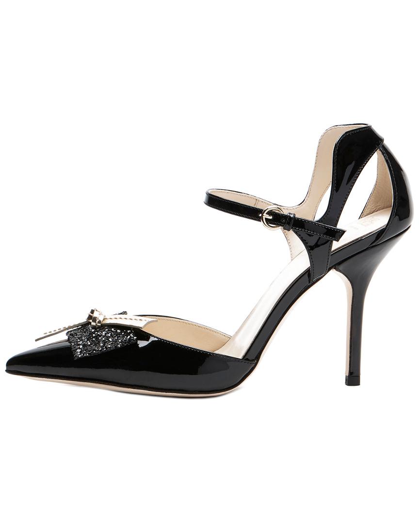 Lyst - Frances Valentine Juliap Patent Pump in Black