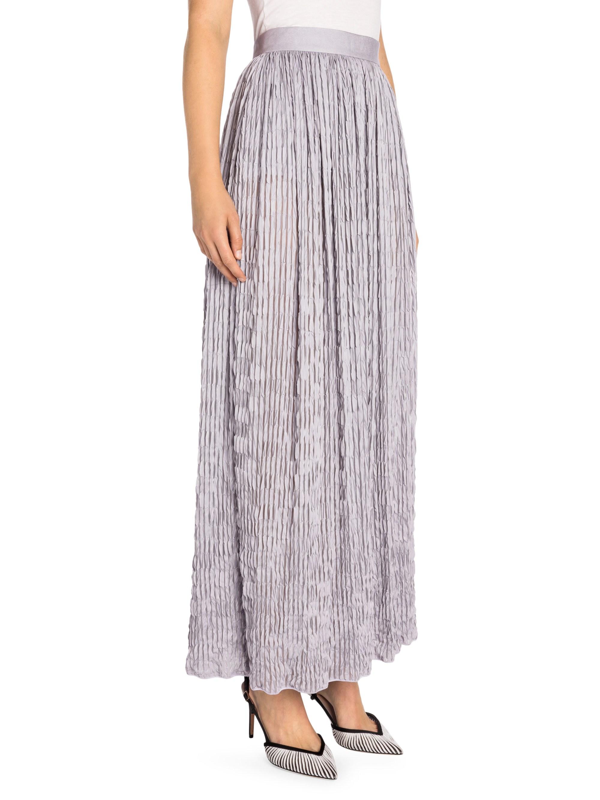 Giorgio Armani Women's Crinkled Maxi Skirt - Lilac in Purple - Lyst