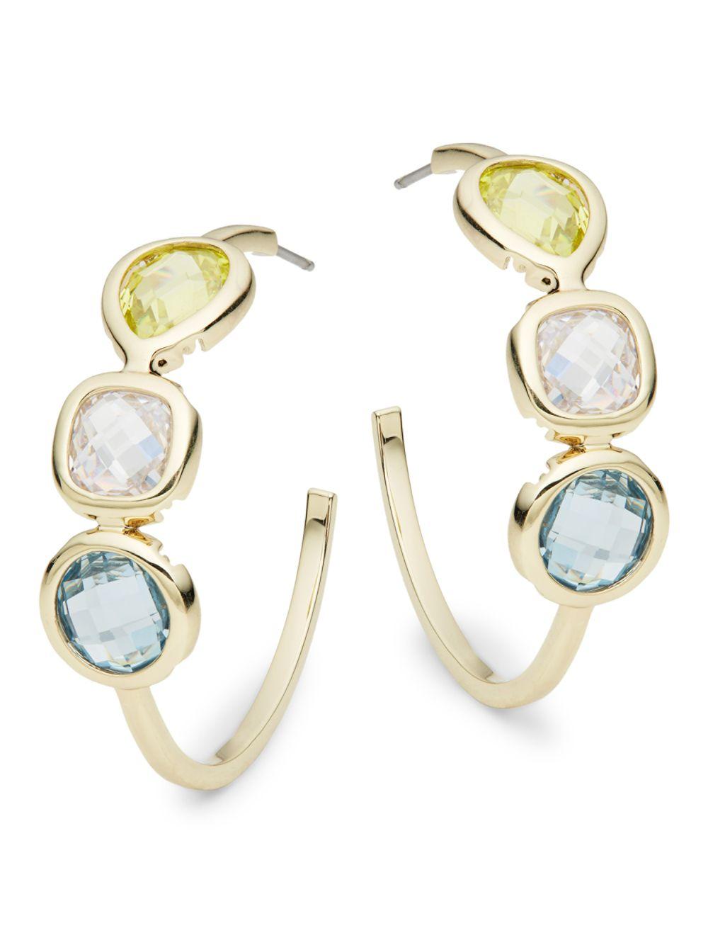 Saks Fifth Avenue Crystal Drop Earrings - Lyst