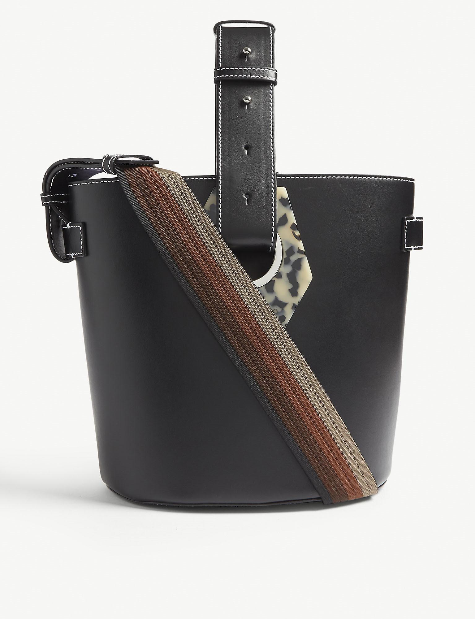 Ganni Bucket Bag in Black - Save 12% - Lyst