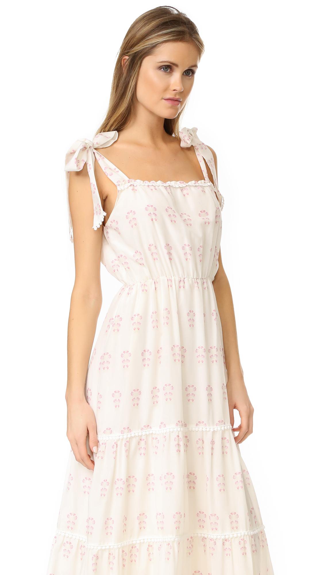 Lyst - Athena Procopiou Summer Morning Romantic Tiered Dress in White