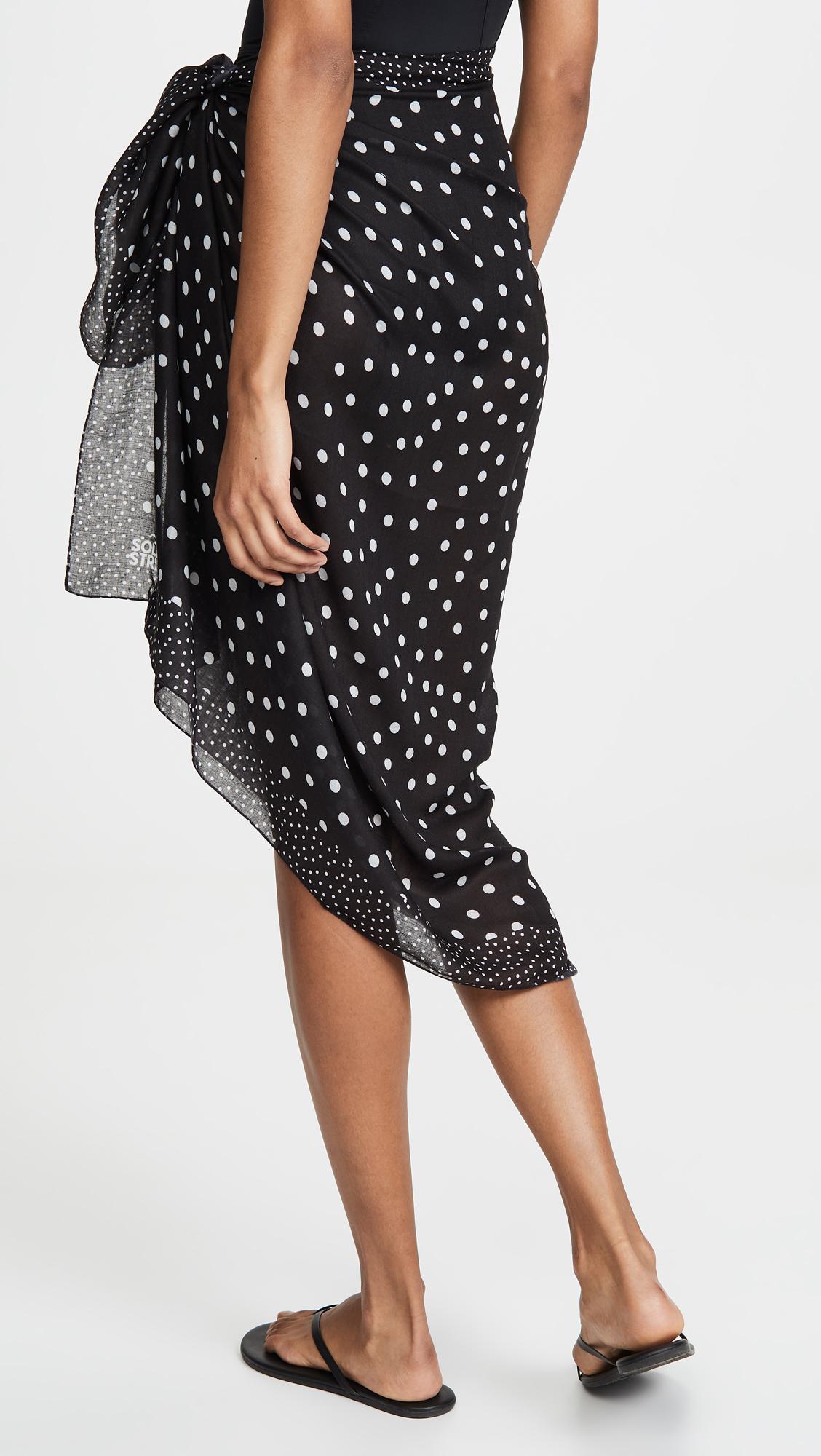 Solid & Striped The Pareo Sarong in Black - Lyst