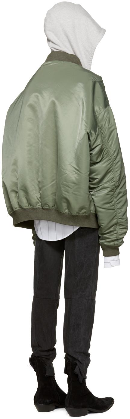 Lyst - Vetements Green Oversized Bomber Jacket in Green for Men