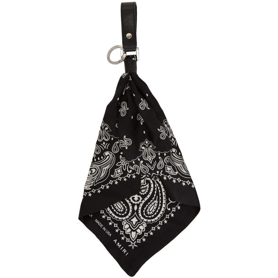 Amiri Silk Bandana Keyring in Black for Men - Save 42% - Lyst