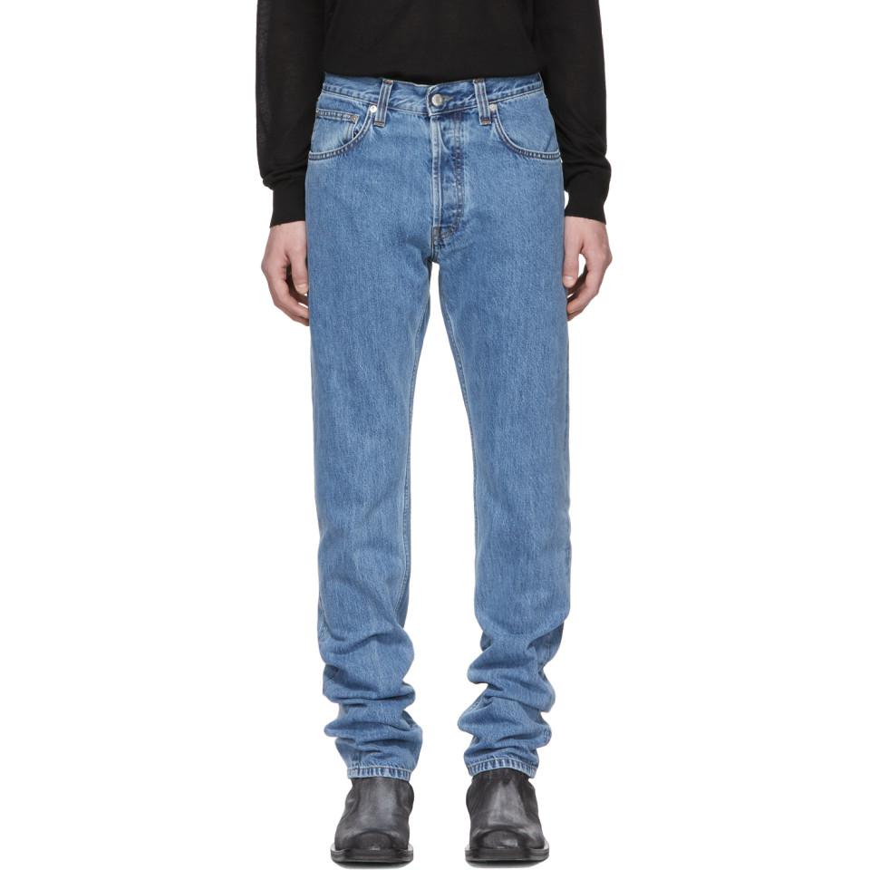 Lyst - Helmut Lang Indigo Masc Hi Straight Jeans in Blue for Men