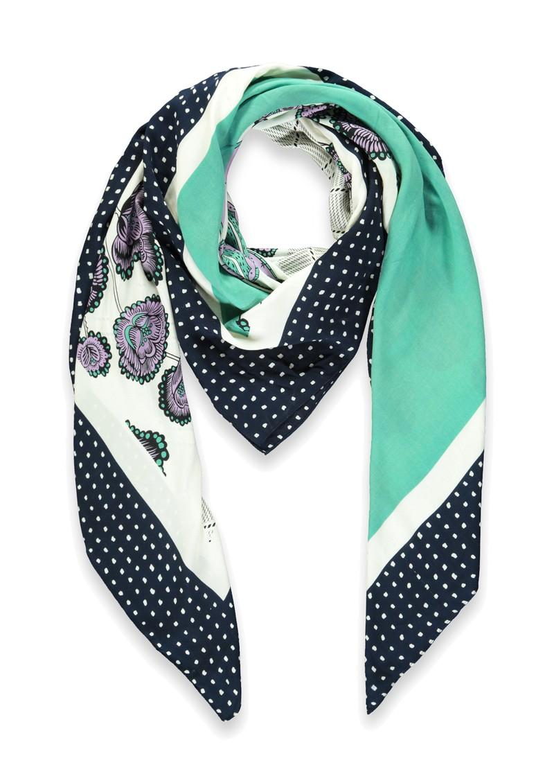 Essentiel Antwerp Talent Printed Scarf in Blue - Lyst