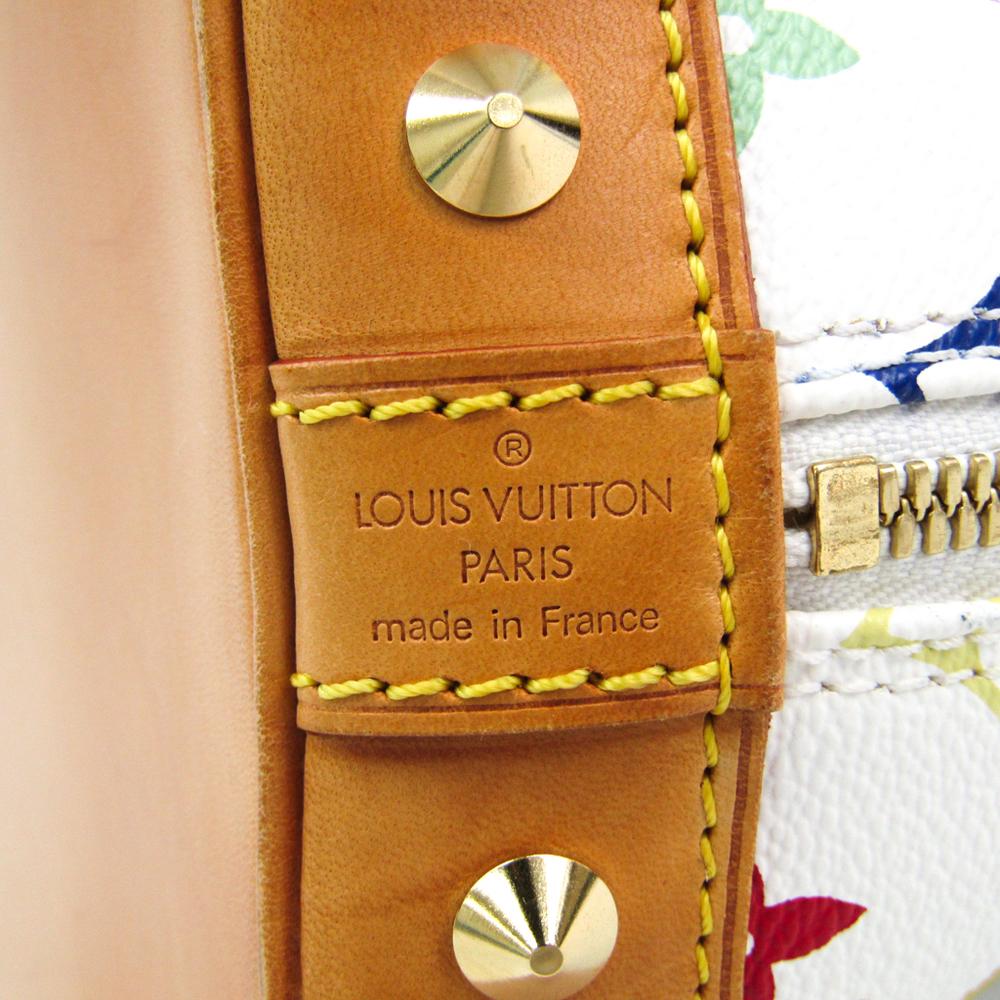 Louis Vuitton White Monogram Multicolore Alma Bag | semashow.com