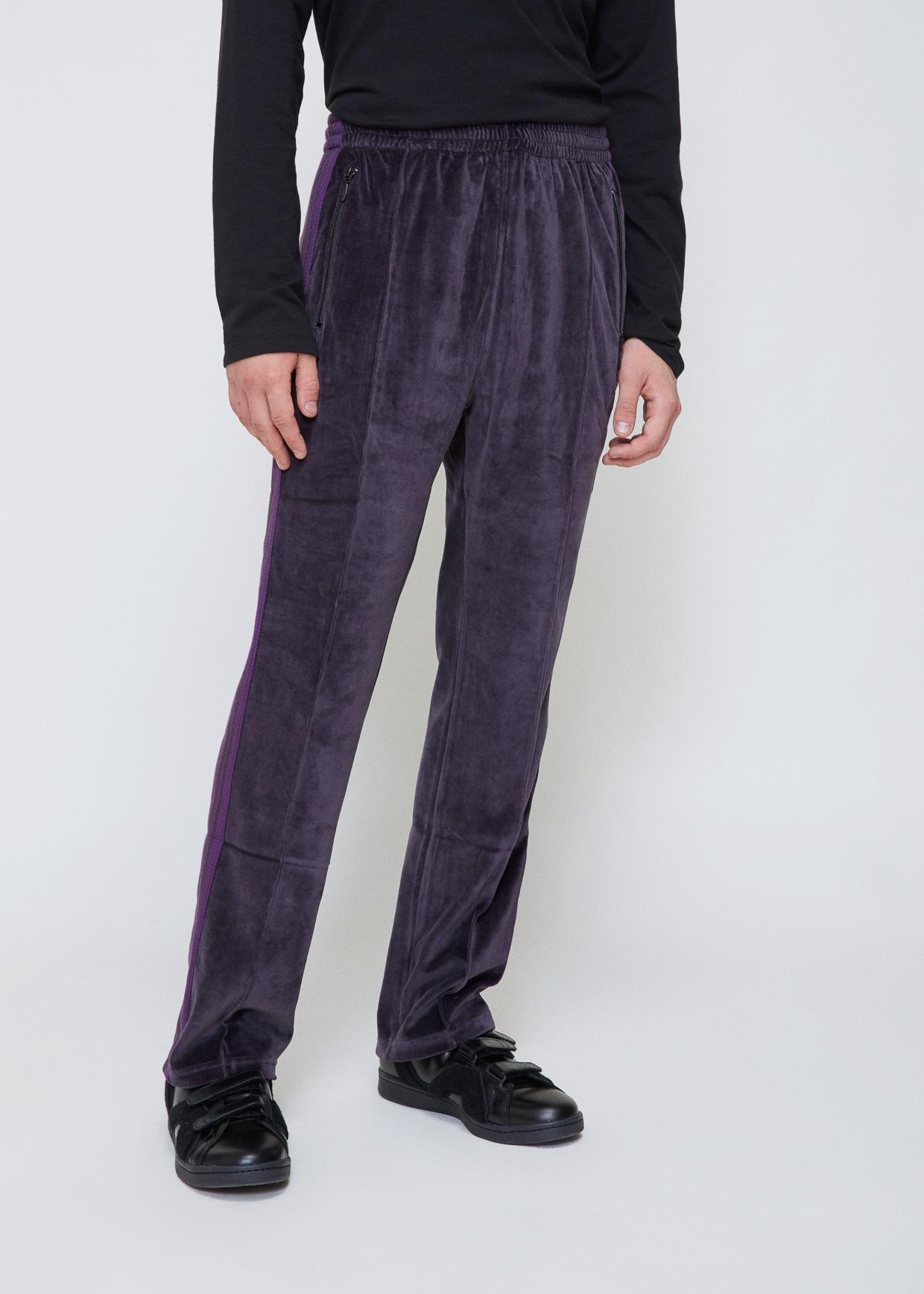 Lyst - Needles Charcoal Velour Track Pant in Gray for Men