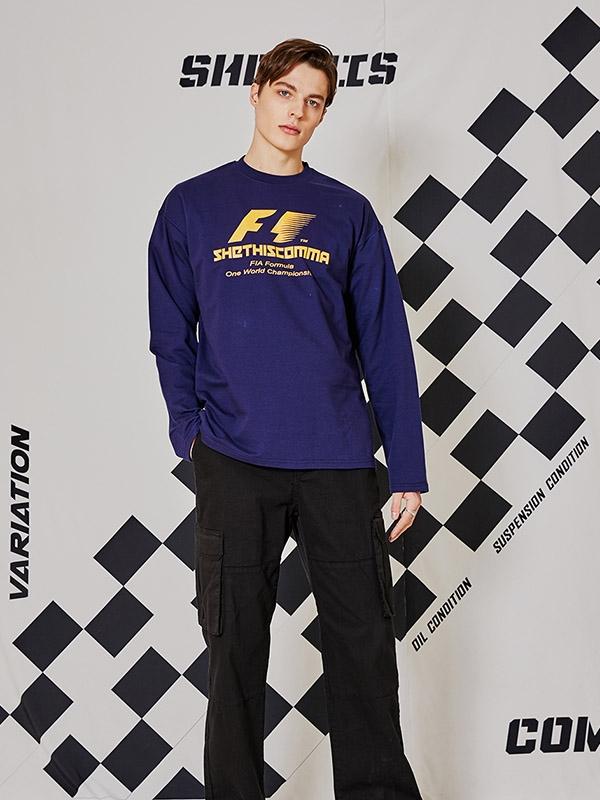 SHETHISCOMMA Stc Fia T-shirt in Blue for Men - Lyst