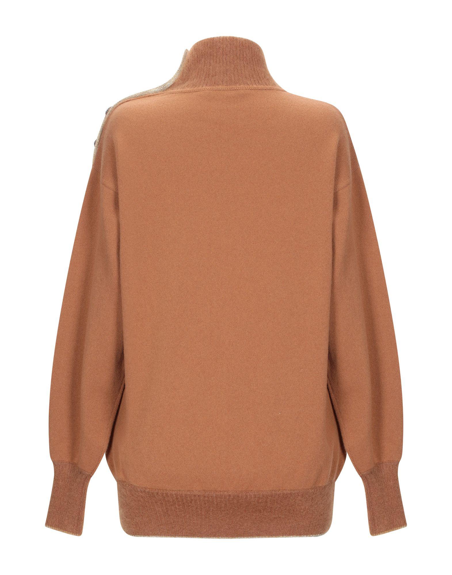 Lyst - Alberta Ferretti Turtleneck in Brown