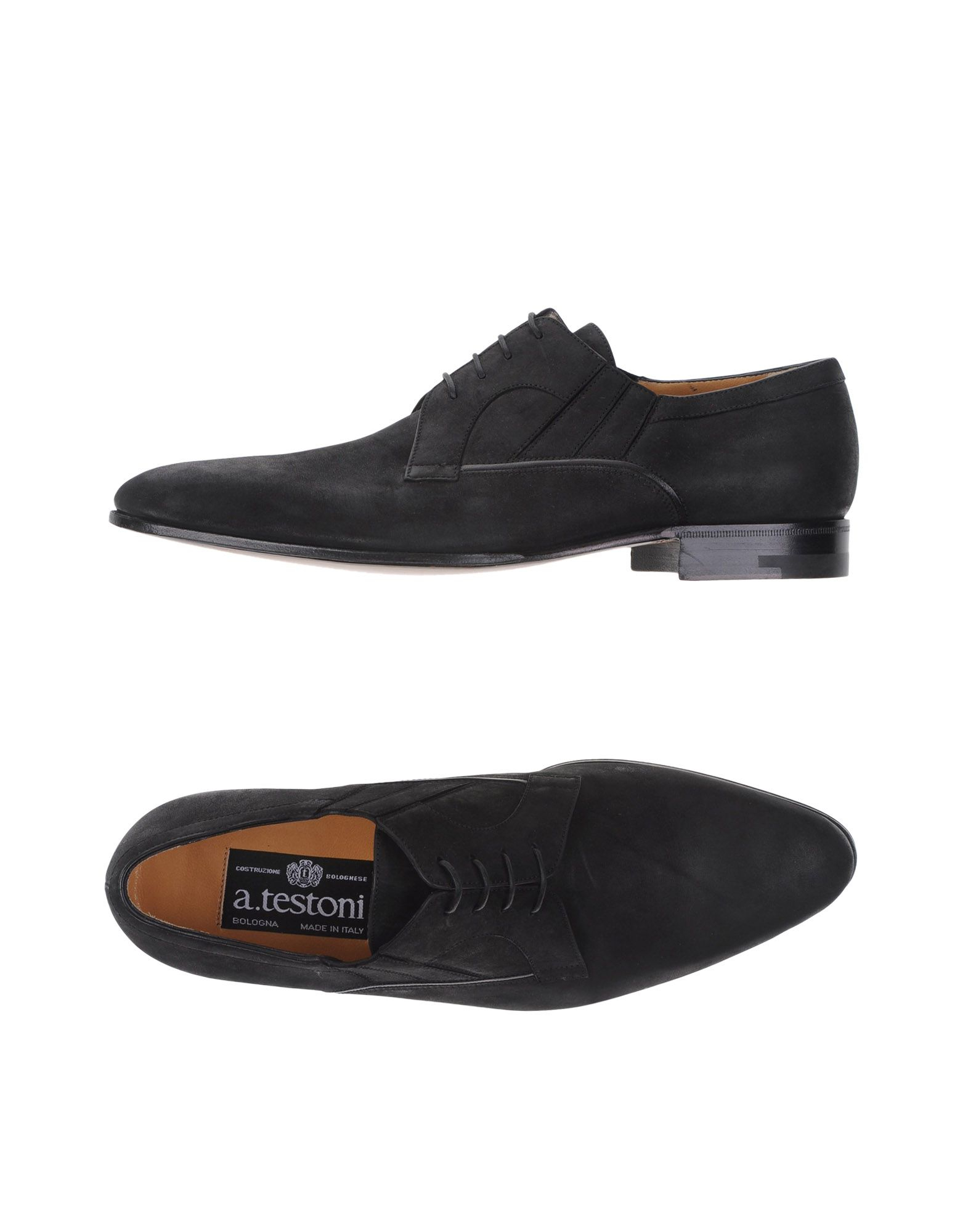 A.testoni Lace-up Shoes in Black for Men | Lyst