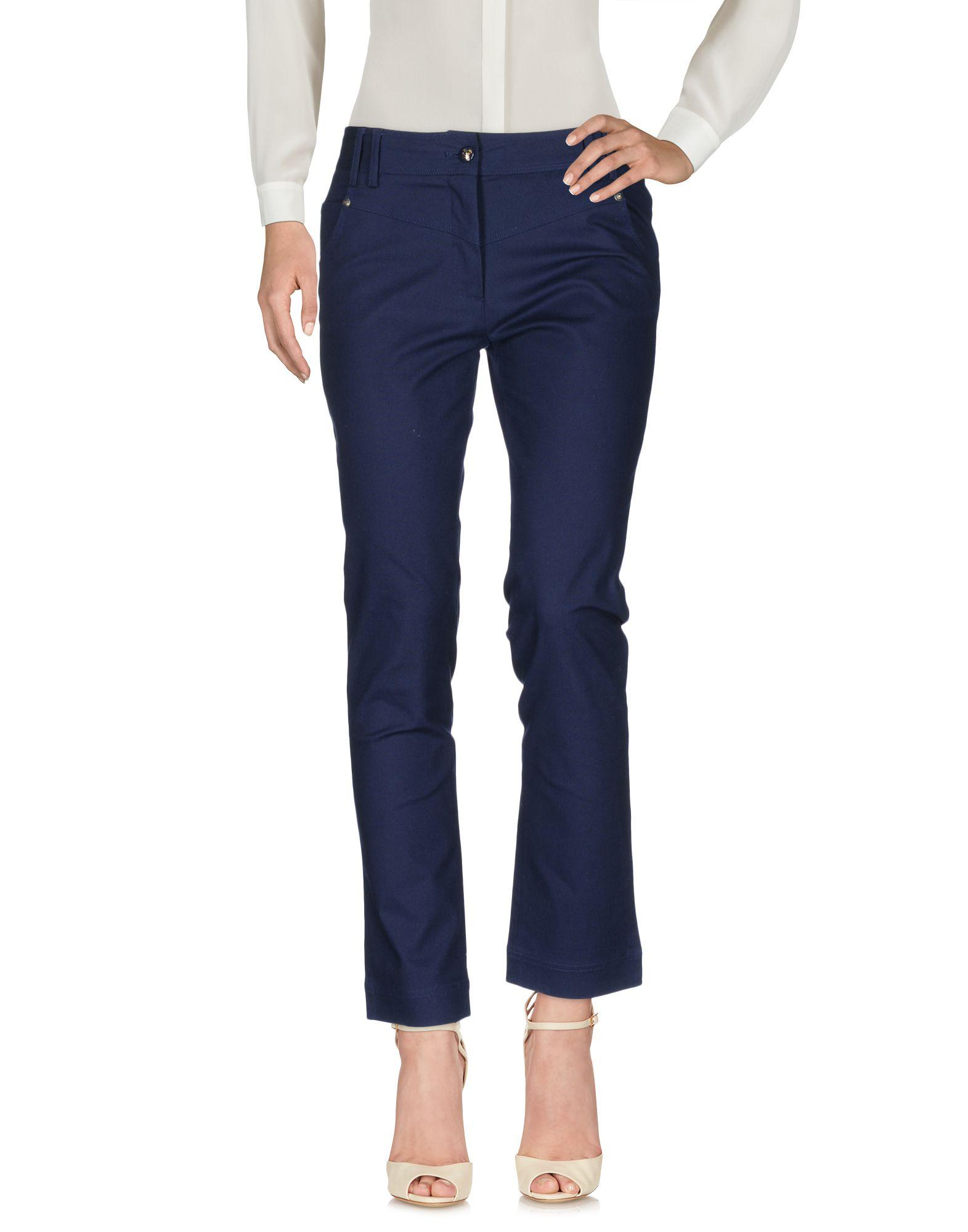 Class Roberto Cavalli Casual Pants in Blue - Lyst