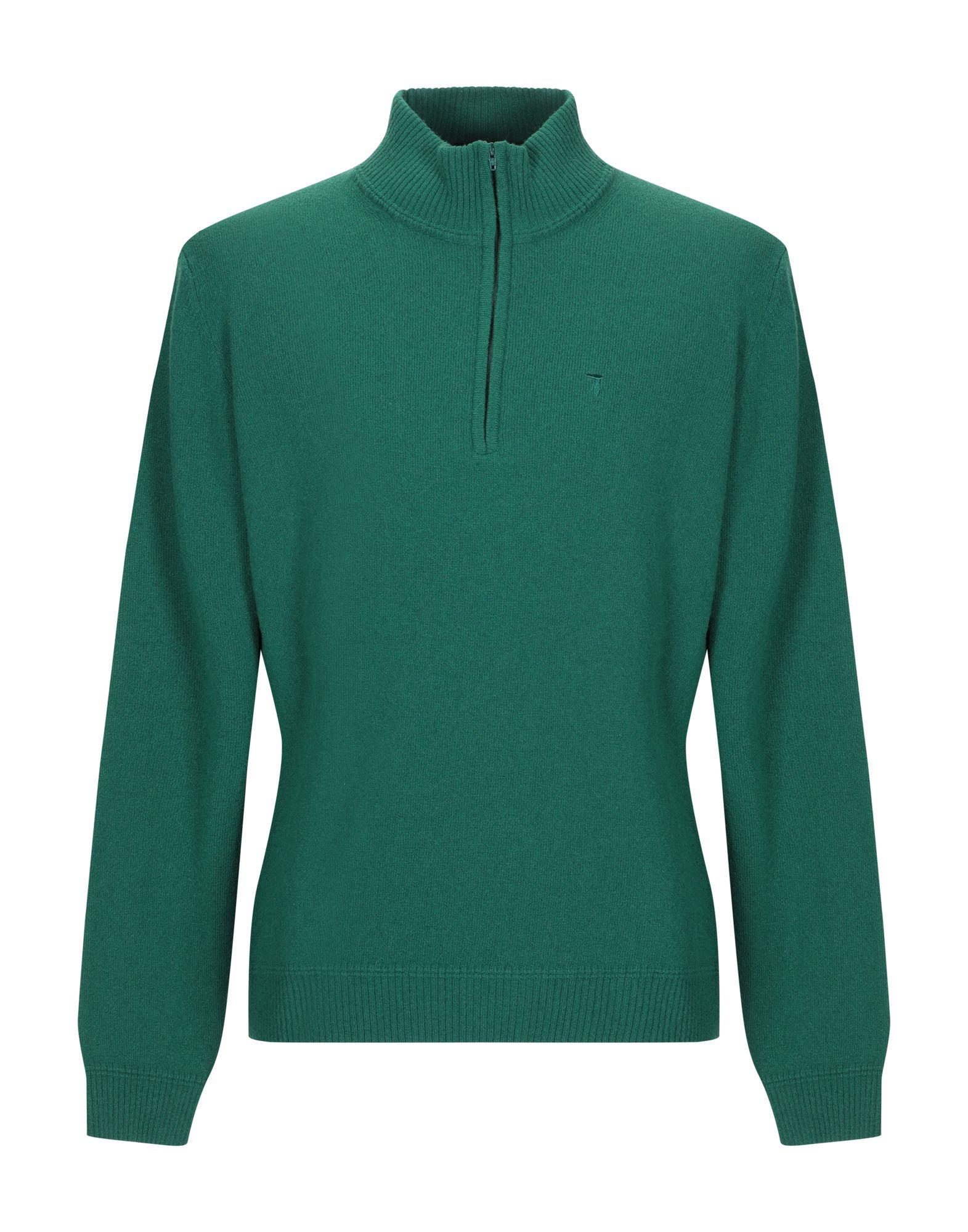 Tru Trussardi Synthetic Turtleneck in Green for Men - Lyst