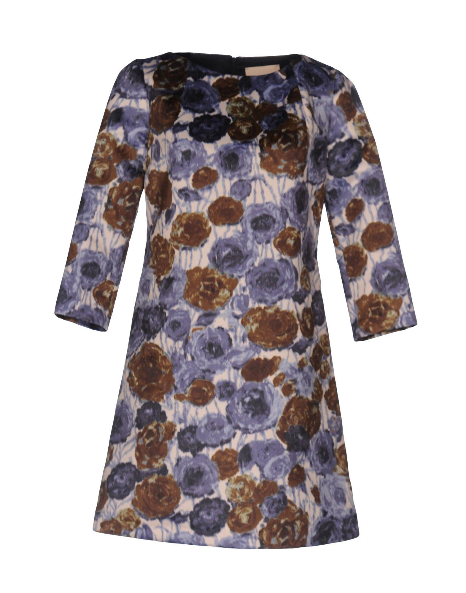 Erika Cavallini Semi Couture Short Dress in Blue - Lyst