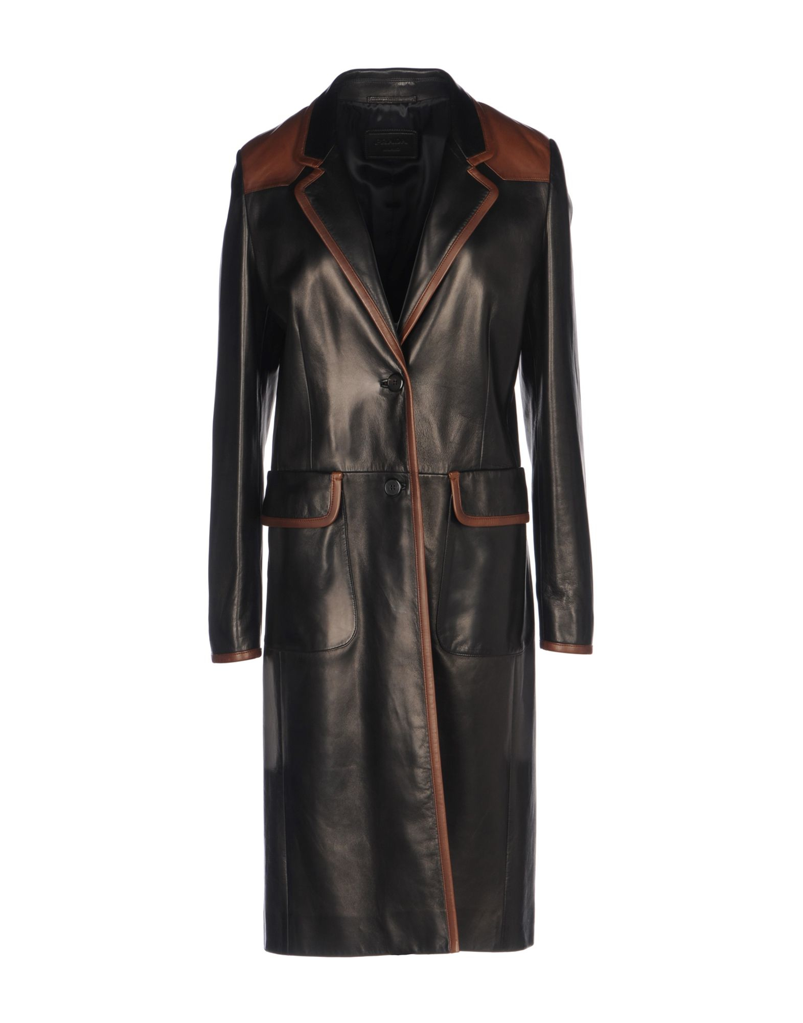 Prada Coat In Black Lyst