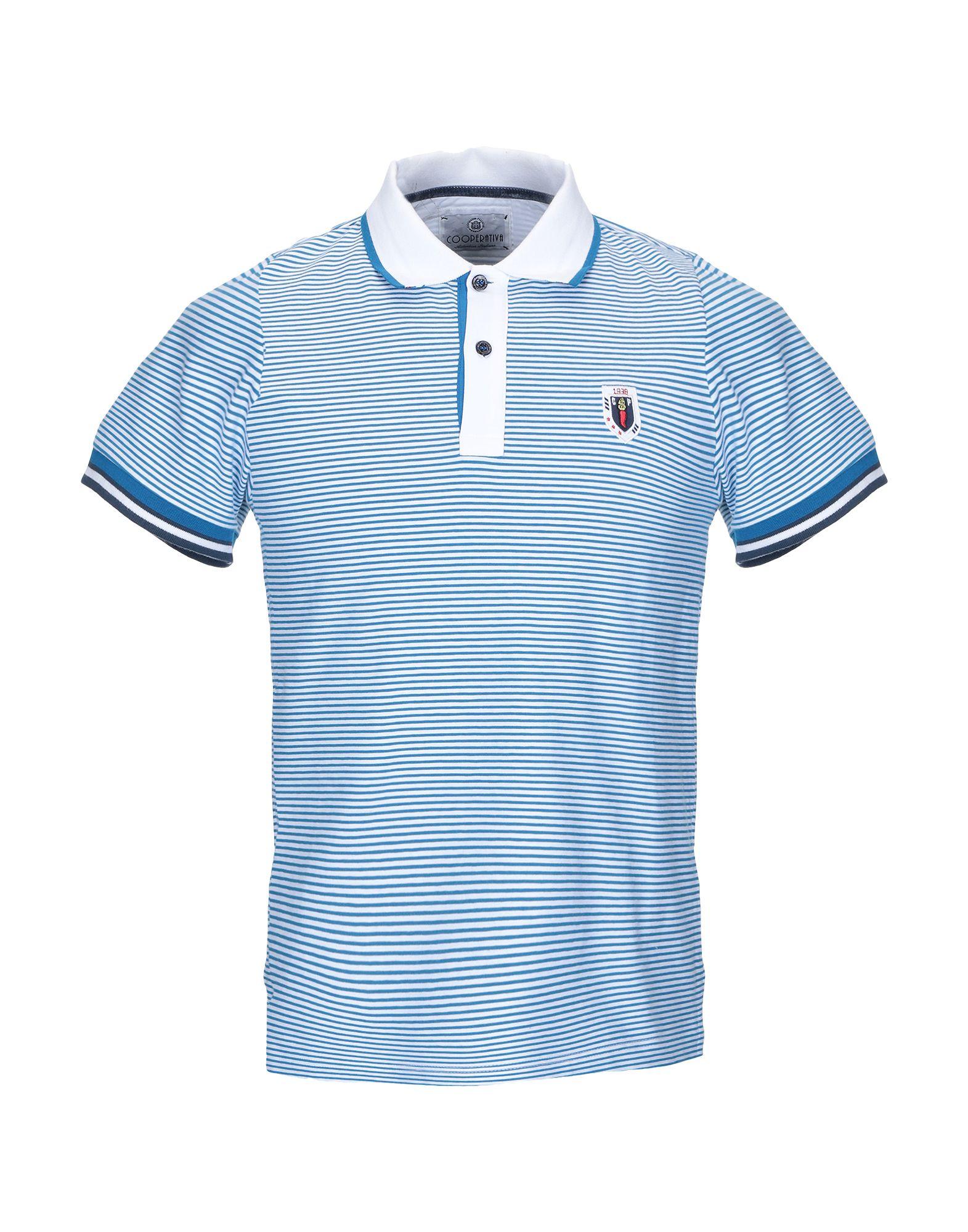 Lyst - Cooperativa Pescatori Posillipo Polo Shirt in Blue for Men