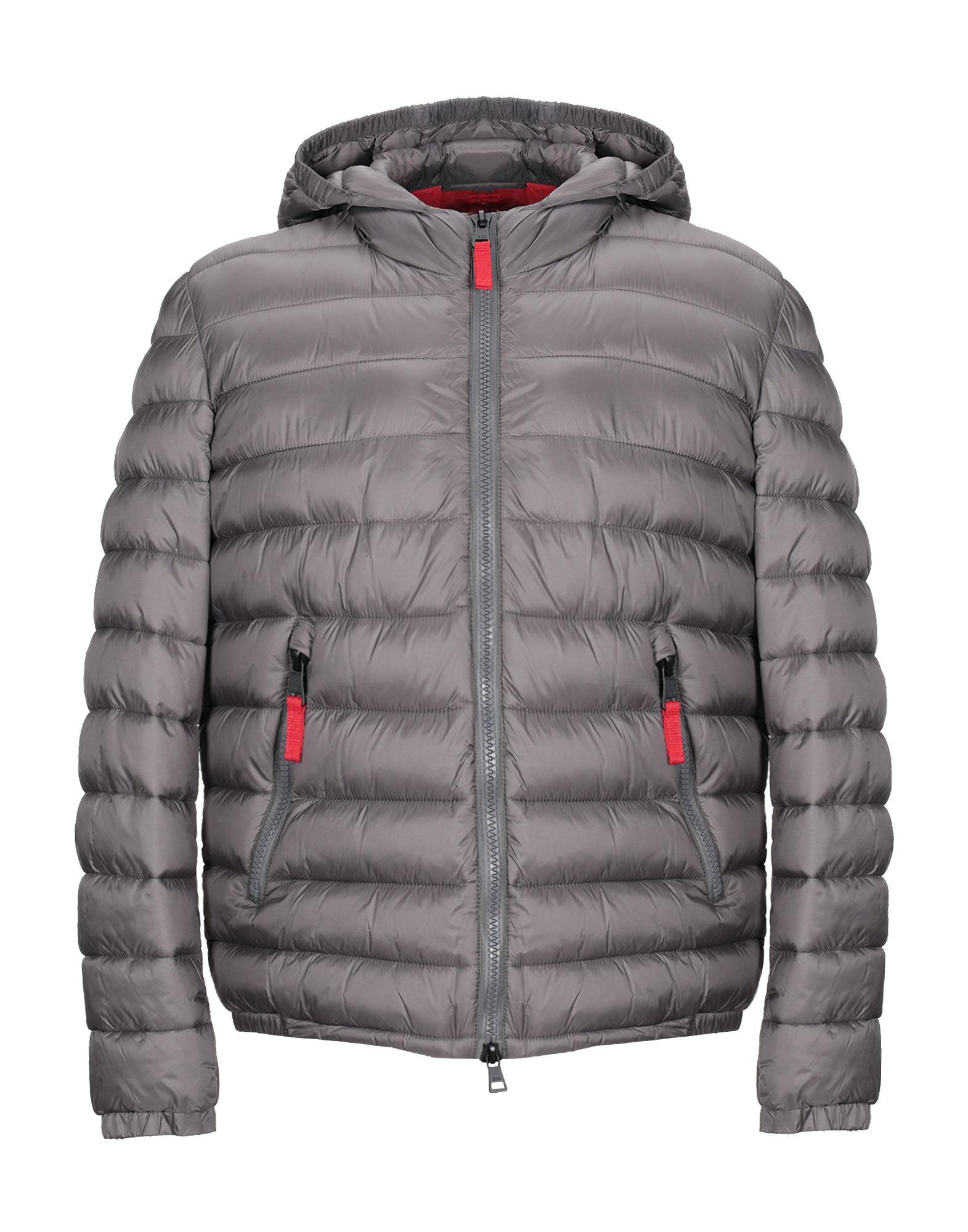 313 Tre Uno Tre Synthetic Down Jacket in Lead (Gray) for Men - Lyst