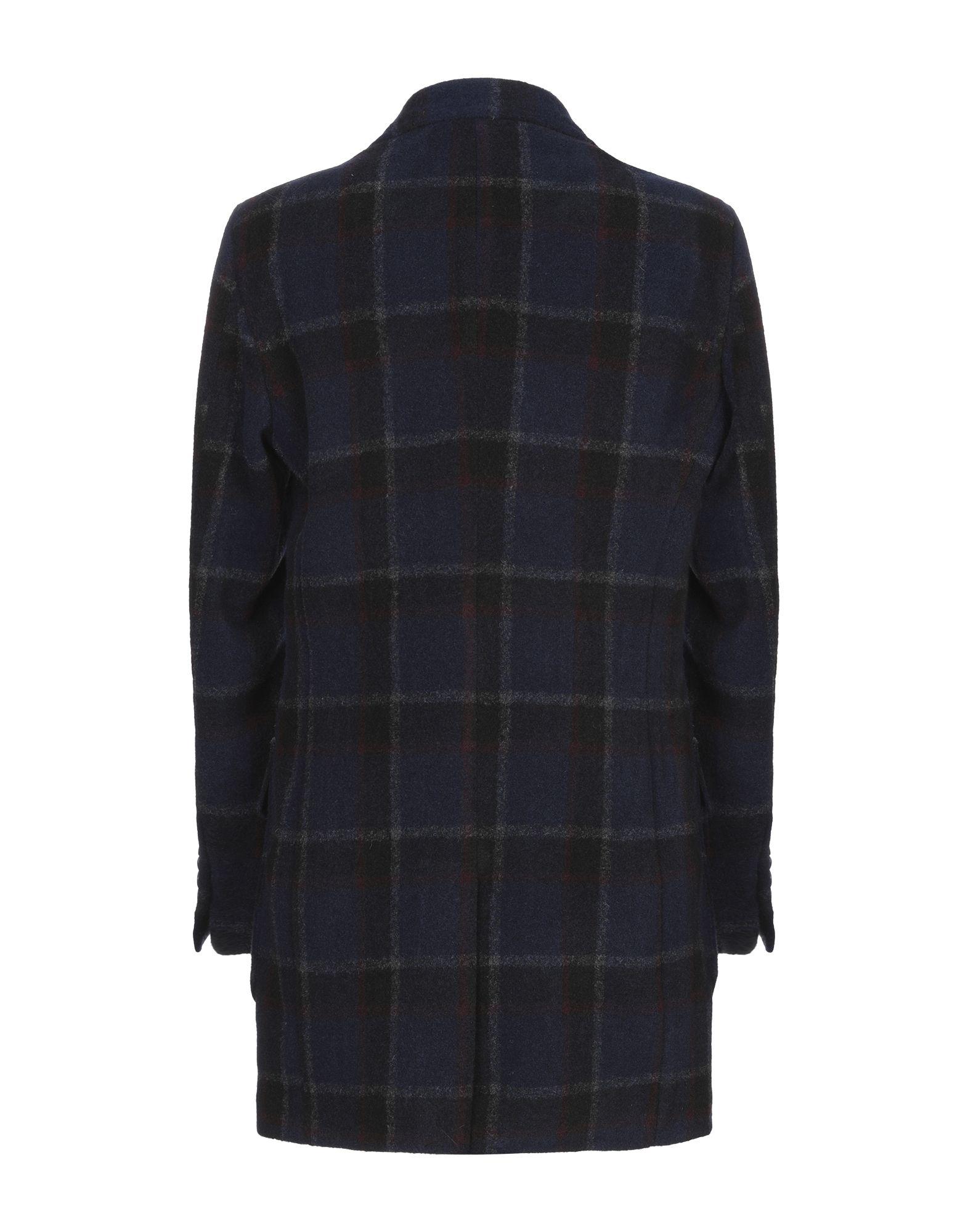 Imperial Flannel Coat in Dark Blue (Blue) for Men - Lyst