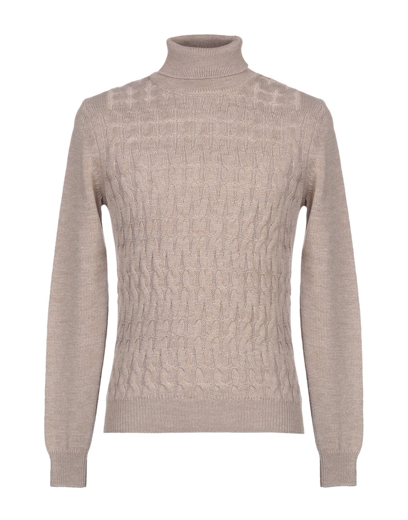 Andrea Fenzi Wool Turtleneck in Light Brown (Brown) for Men - Lyst