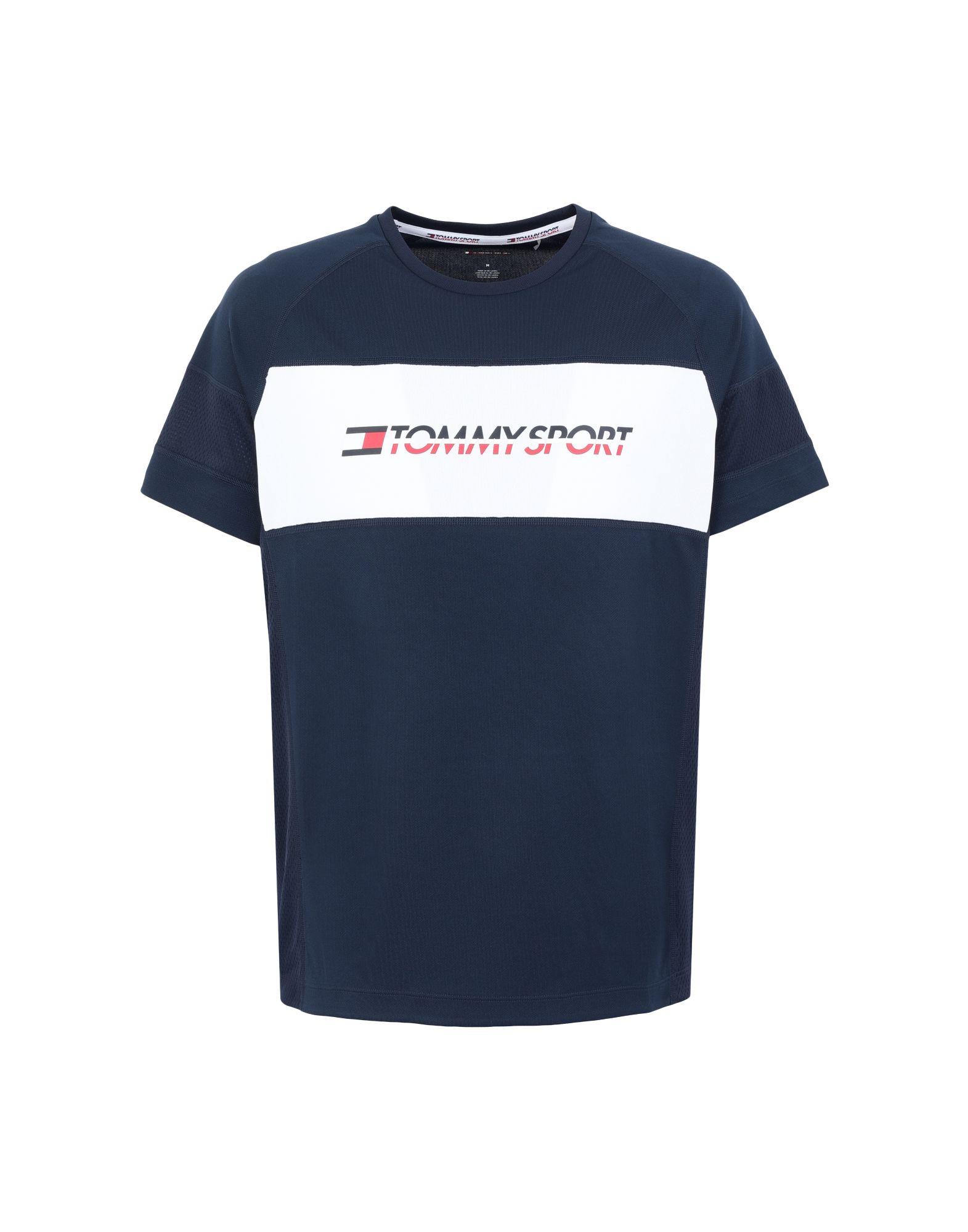 Tommy Sport Synthetic T-shirt in Dark Blue (Blue) for Men - Lyst