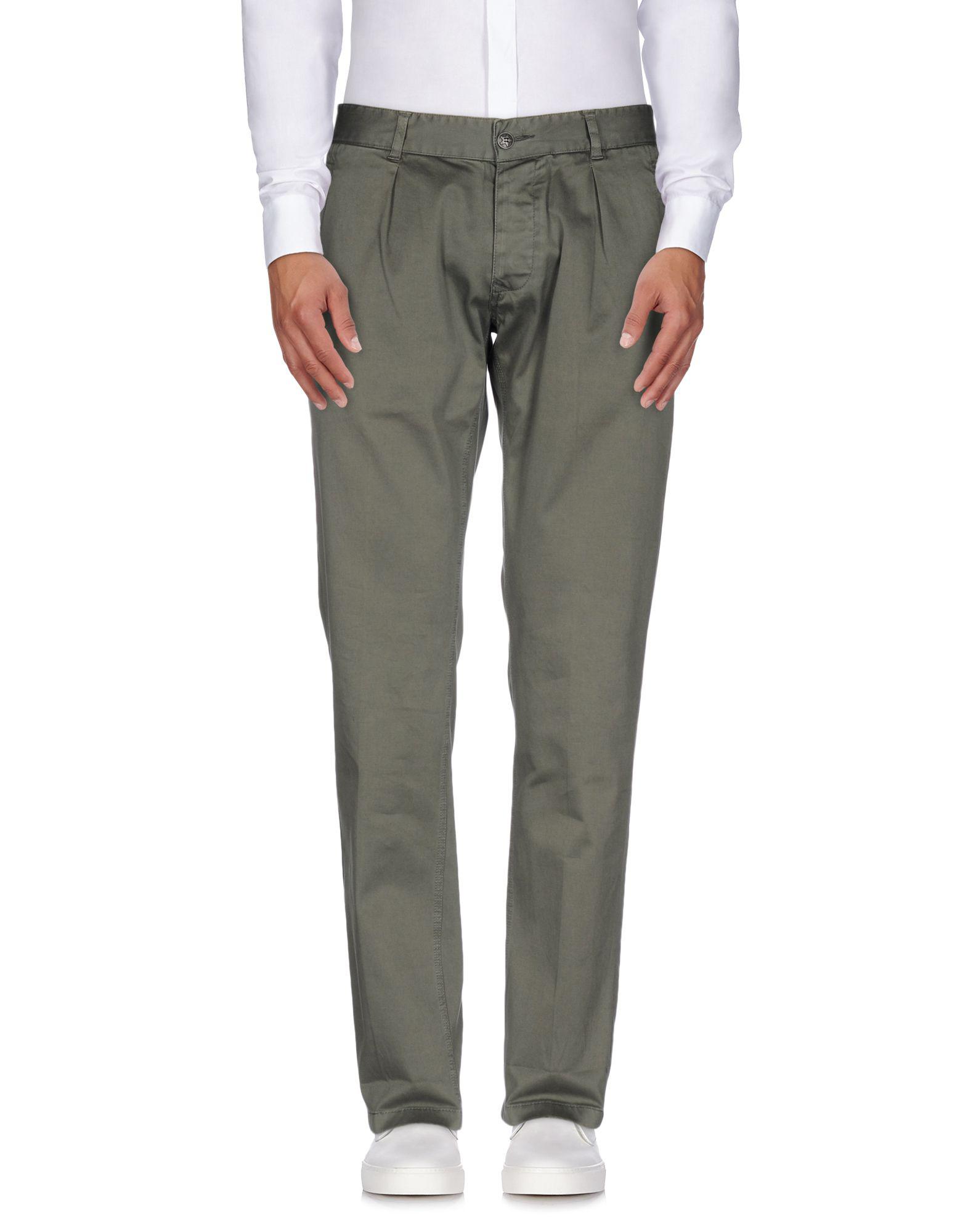 Macchia J Cotton Casual Trouser in Dark Green (Green) for Men - Lyst