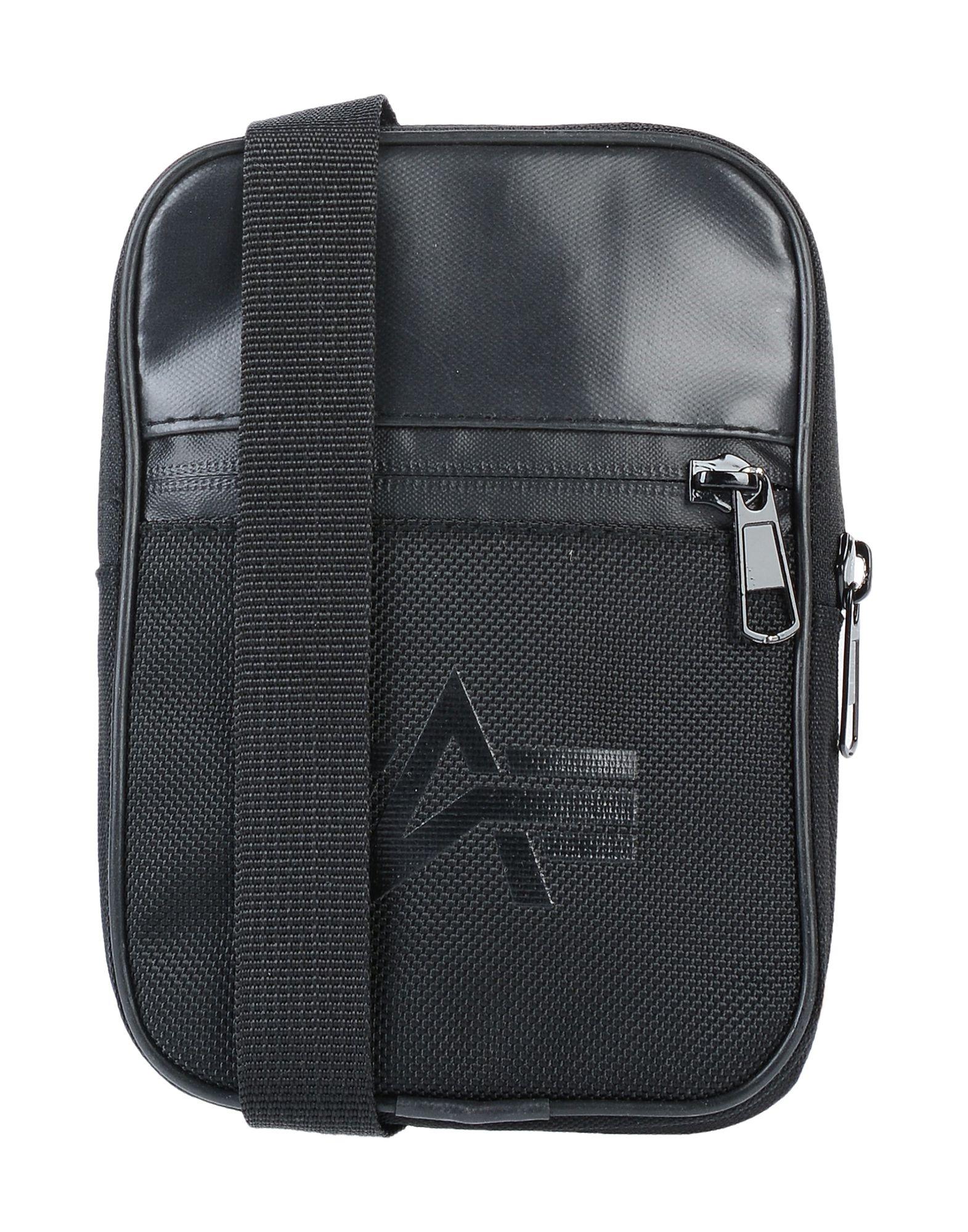Alpha Industries Shoulder Bag in Black for Men - Lyst