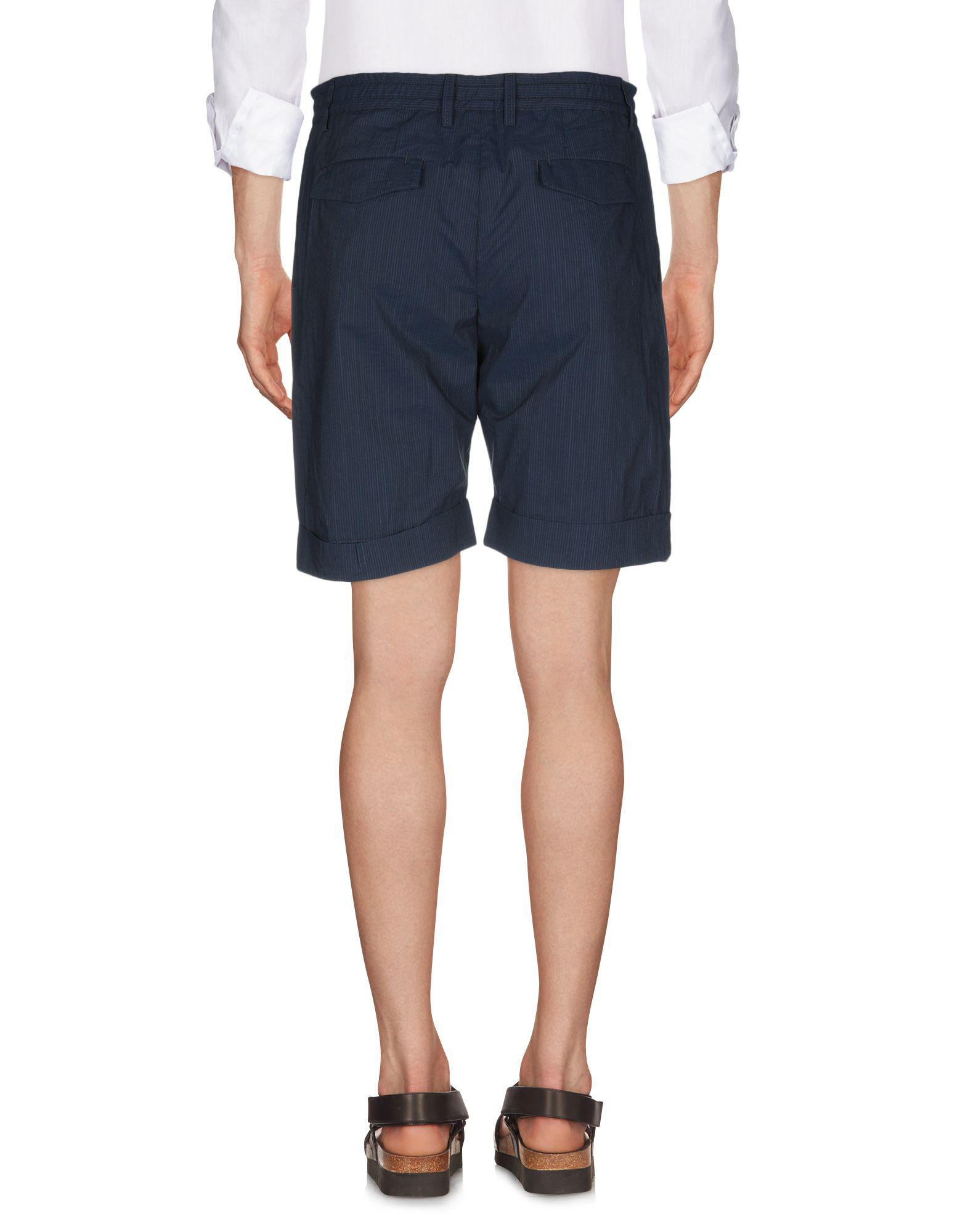 Lyst - Paolo Pecora Bermuda Shorts in Blue for Men