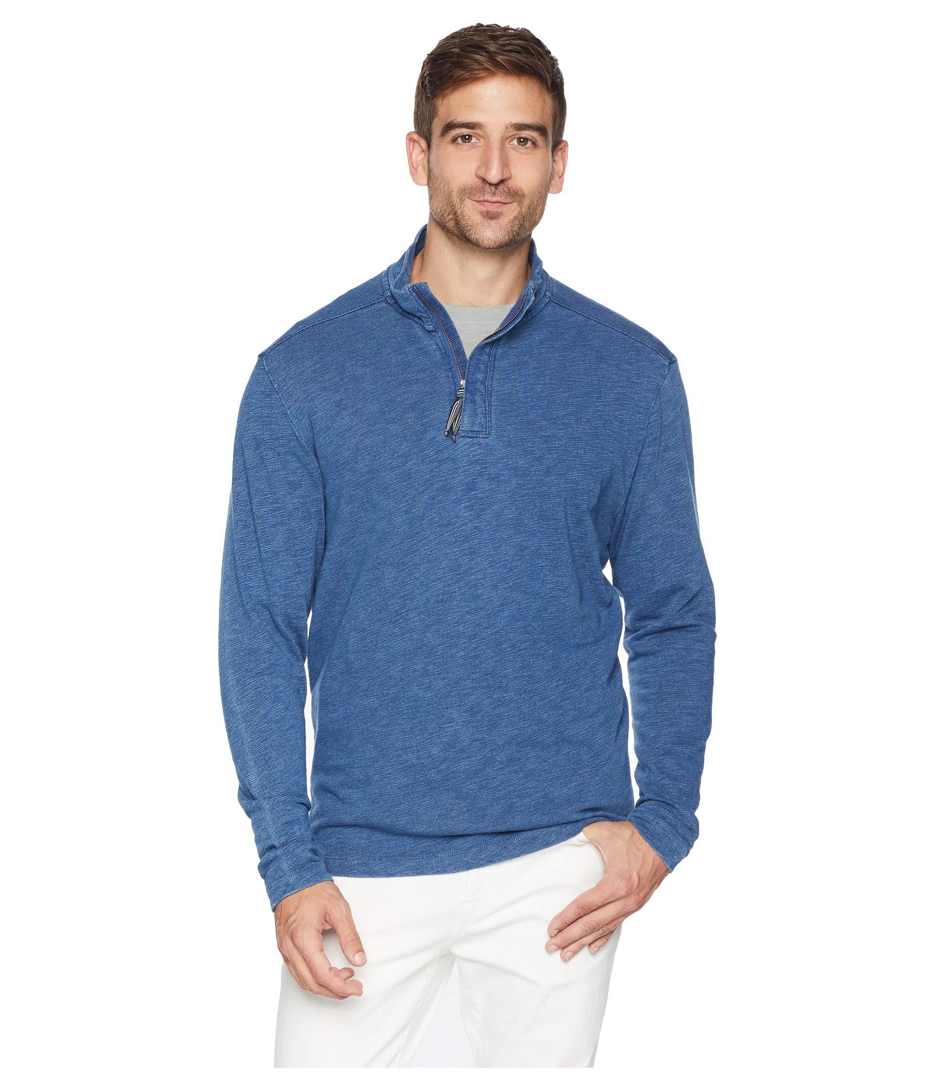 Lyst - Mod-O-Doc Francis 1/4 Zip Pullover French Terry (indigo) Men's ...