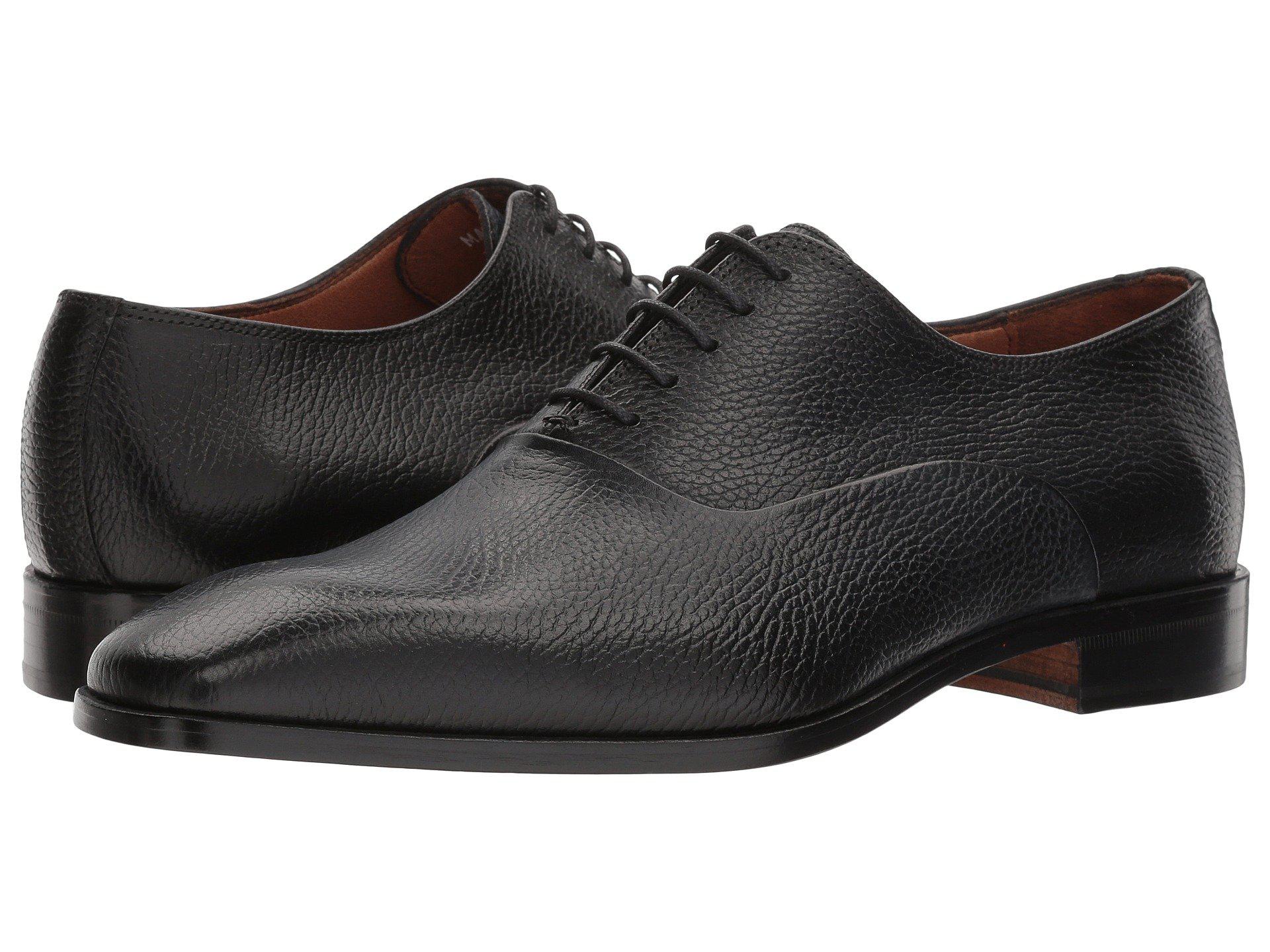 Lyst - Massimo Matteo Pebbled Oxford (chocolate) Men's Shoes in Black ...