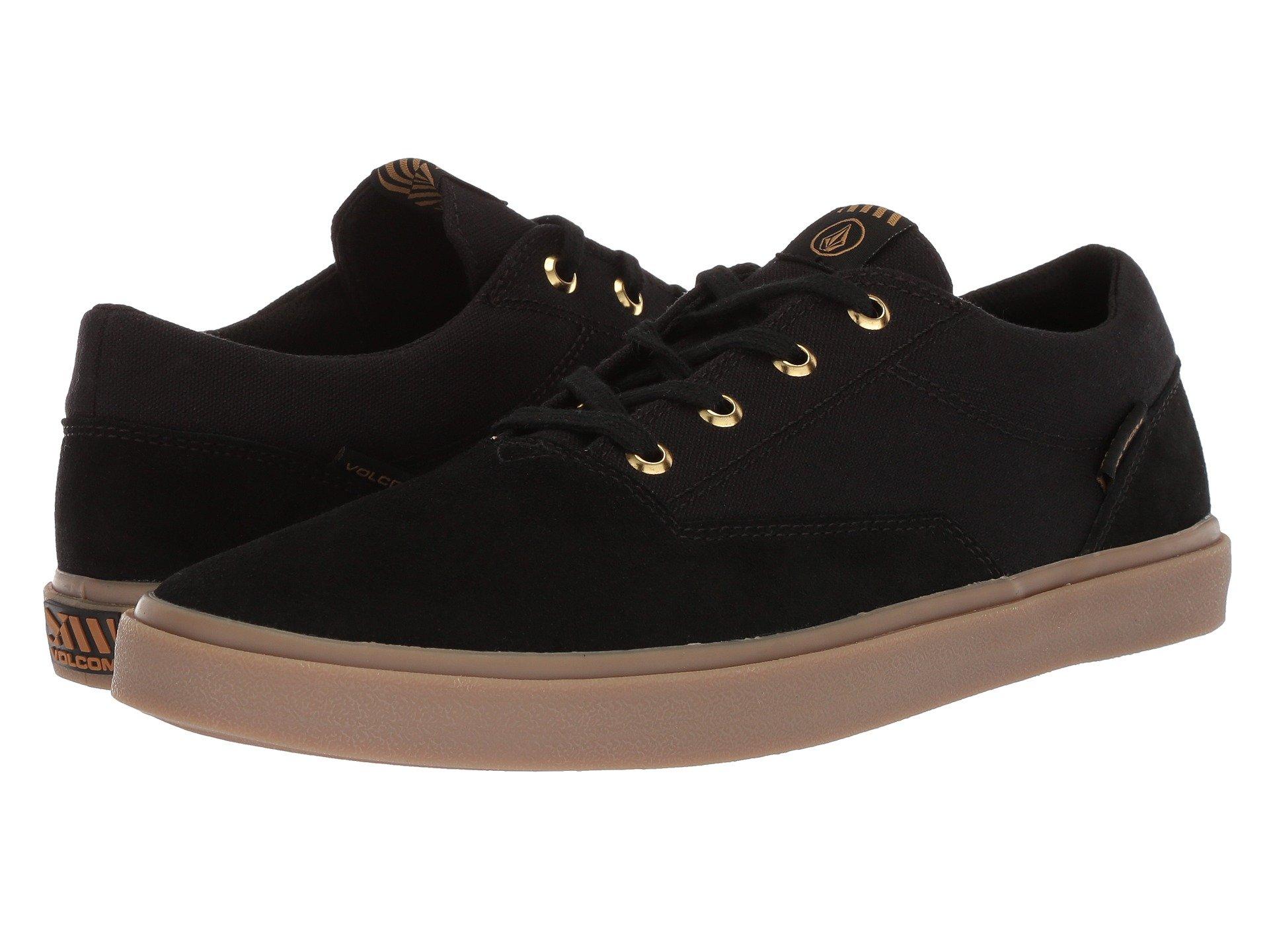 Volcom Draw Lo Suede Fashion Shoe Skate in Black for Men - Save 2% - Lyst