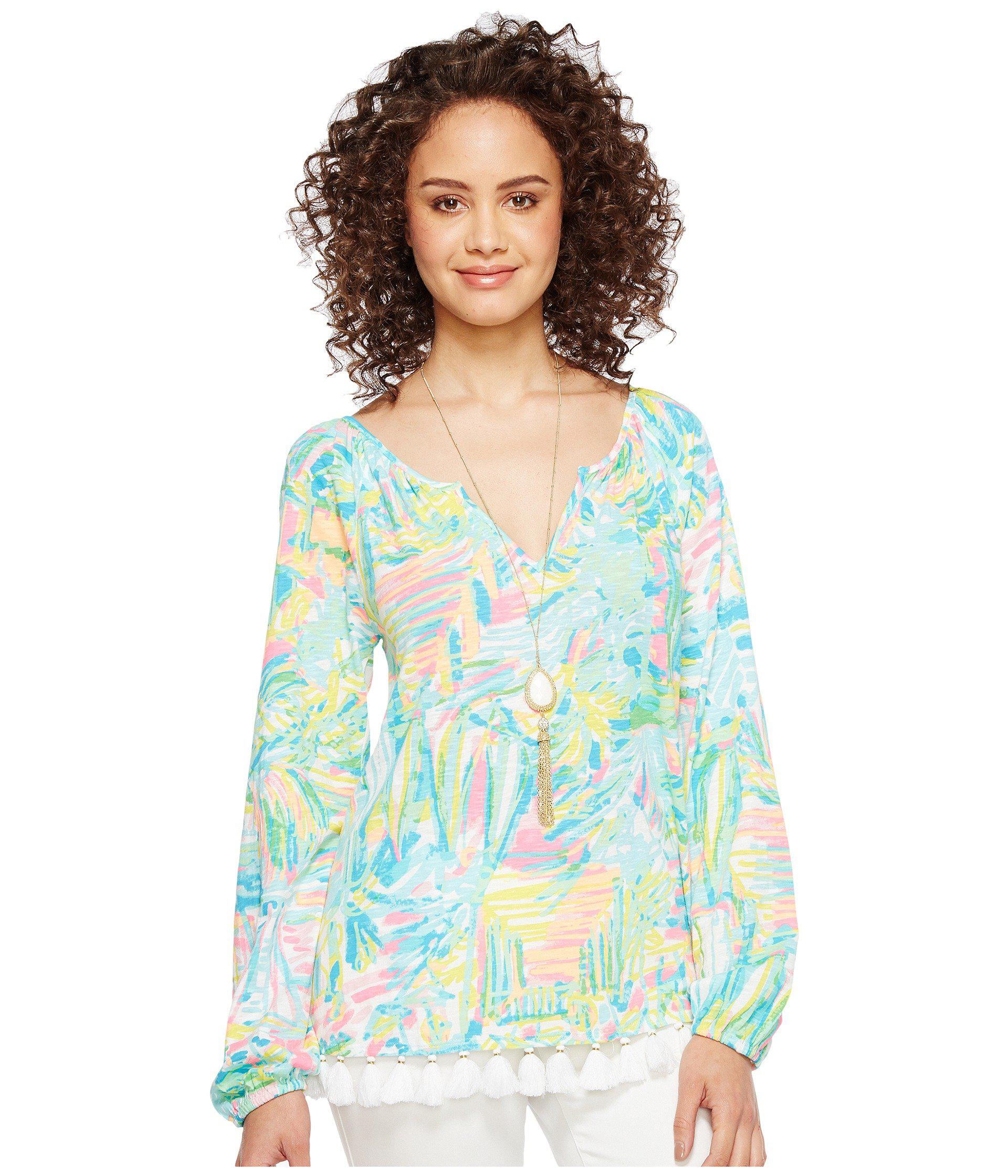 Lyst - Lilly Pulitzer Linzy Top in Blue